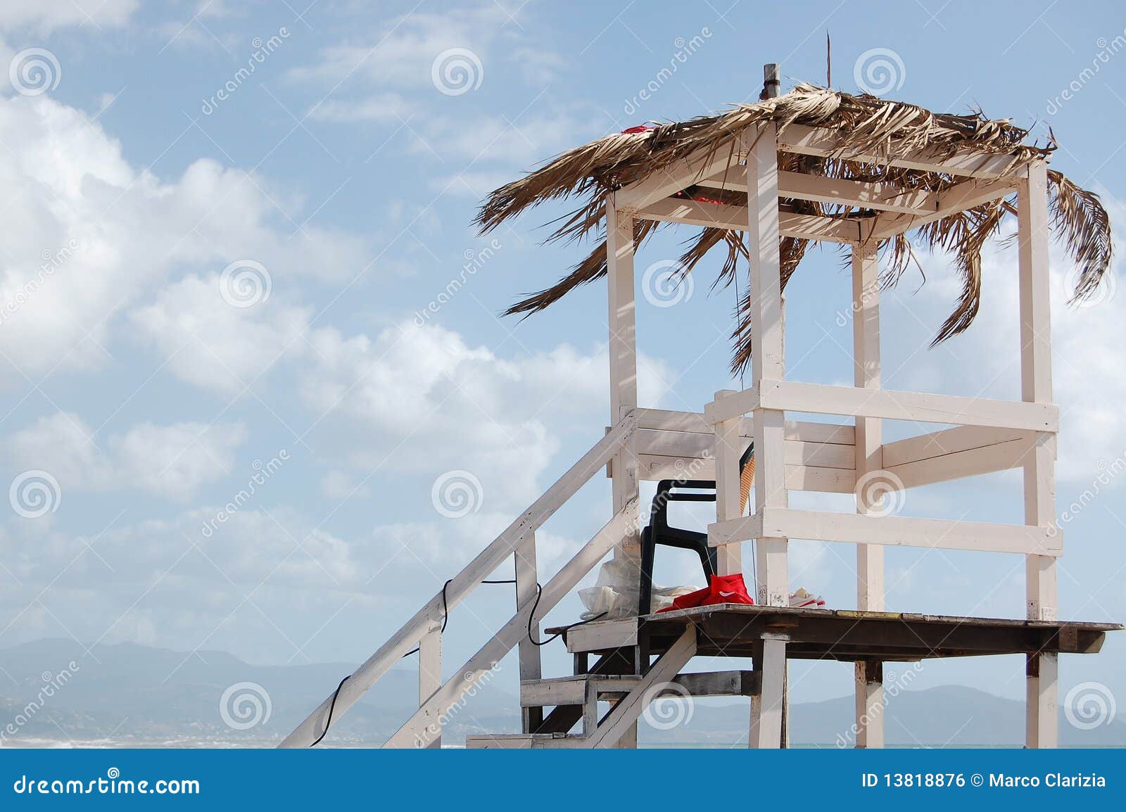 Baywatch tower stock photo. Image of holiday, beach, observation - 13818876