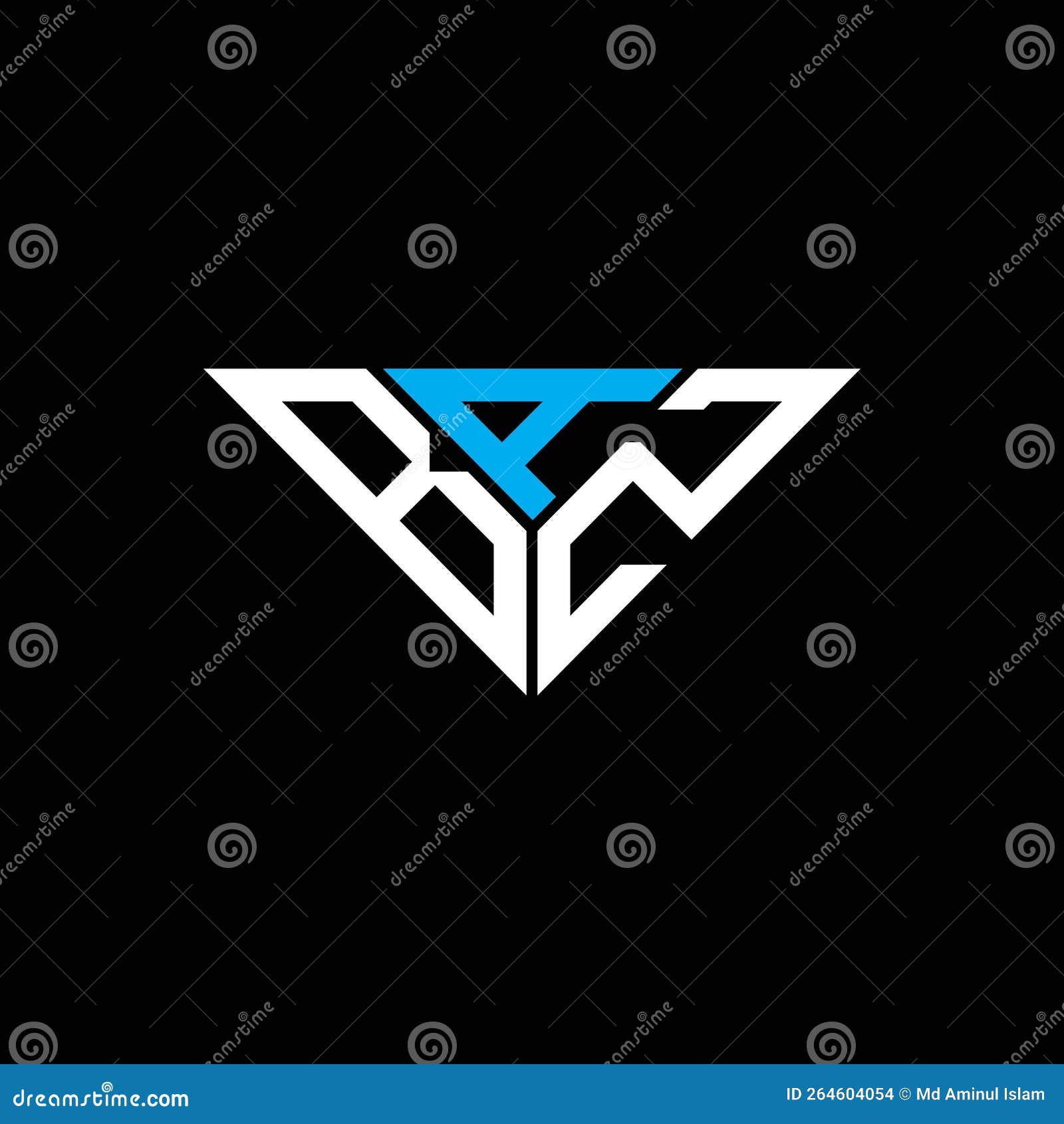 BAZ Letter Logo Creative Design with Vector Graphic, Stock Vector ...