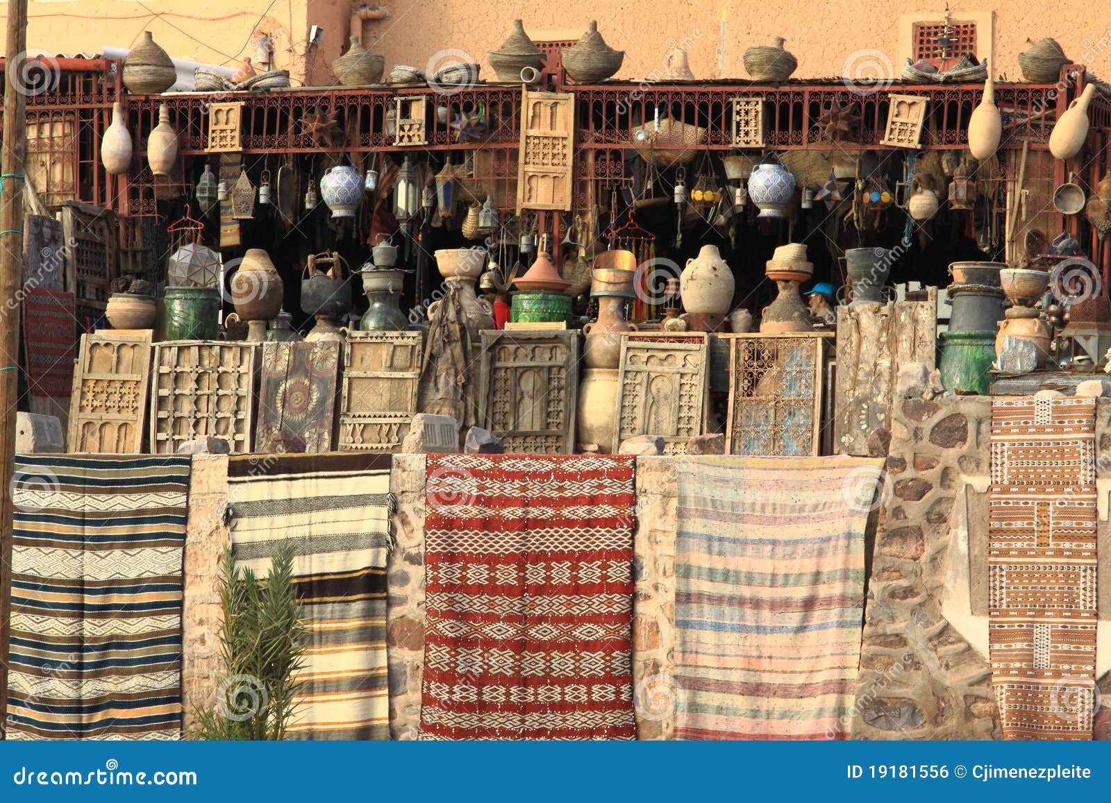 Bazaar stock photo. Image of moroccan, traditional, gift - 19181556