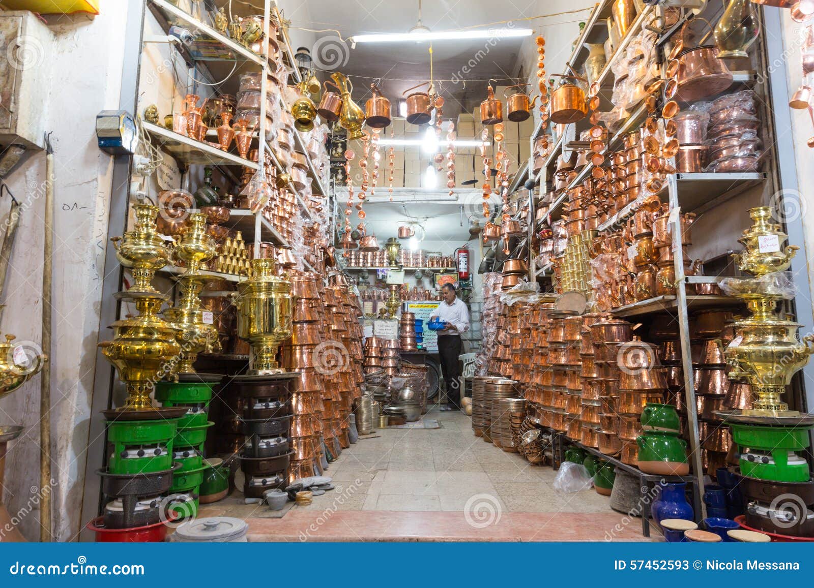 Bazaar of Kashan, in Iran editorial stock photo. Image of landmark ...