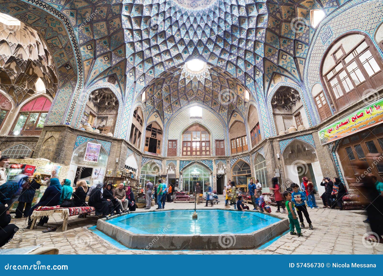 Bazaar of Kashan, in Iran editorial image. Image of heritage - 57456730