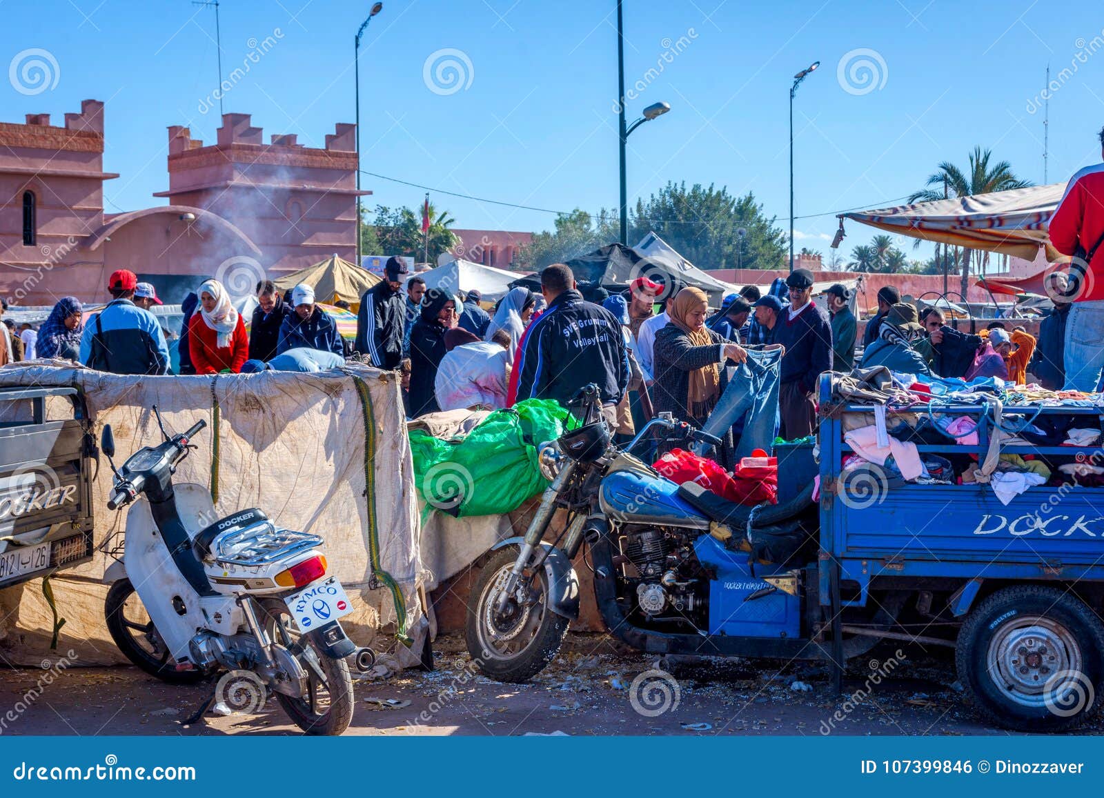Bazaar in Marrakech, Morocco Editorial Photo - Image of arab, ancient ...