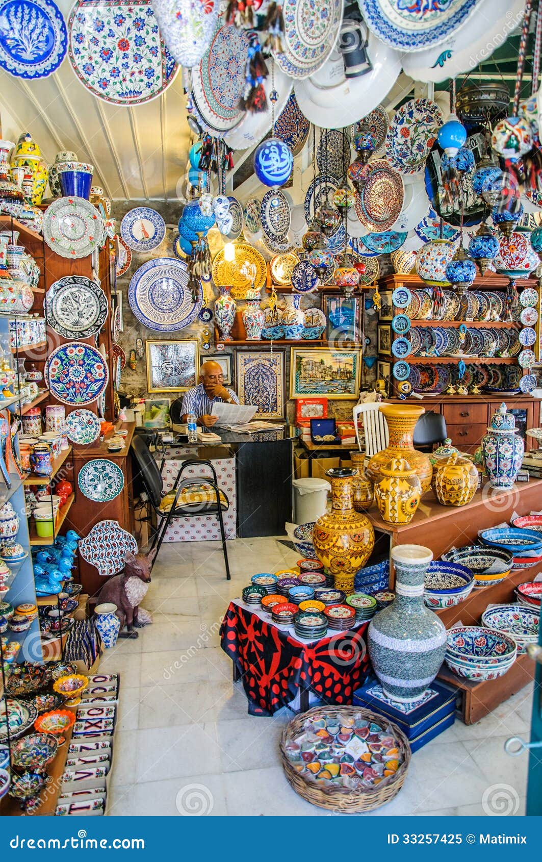 Bazaar shops in Turkey editorial image. Image of craftsman - 33257425