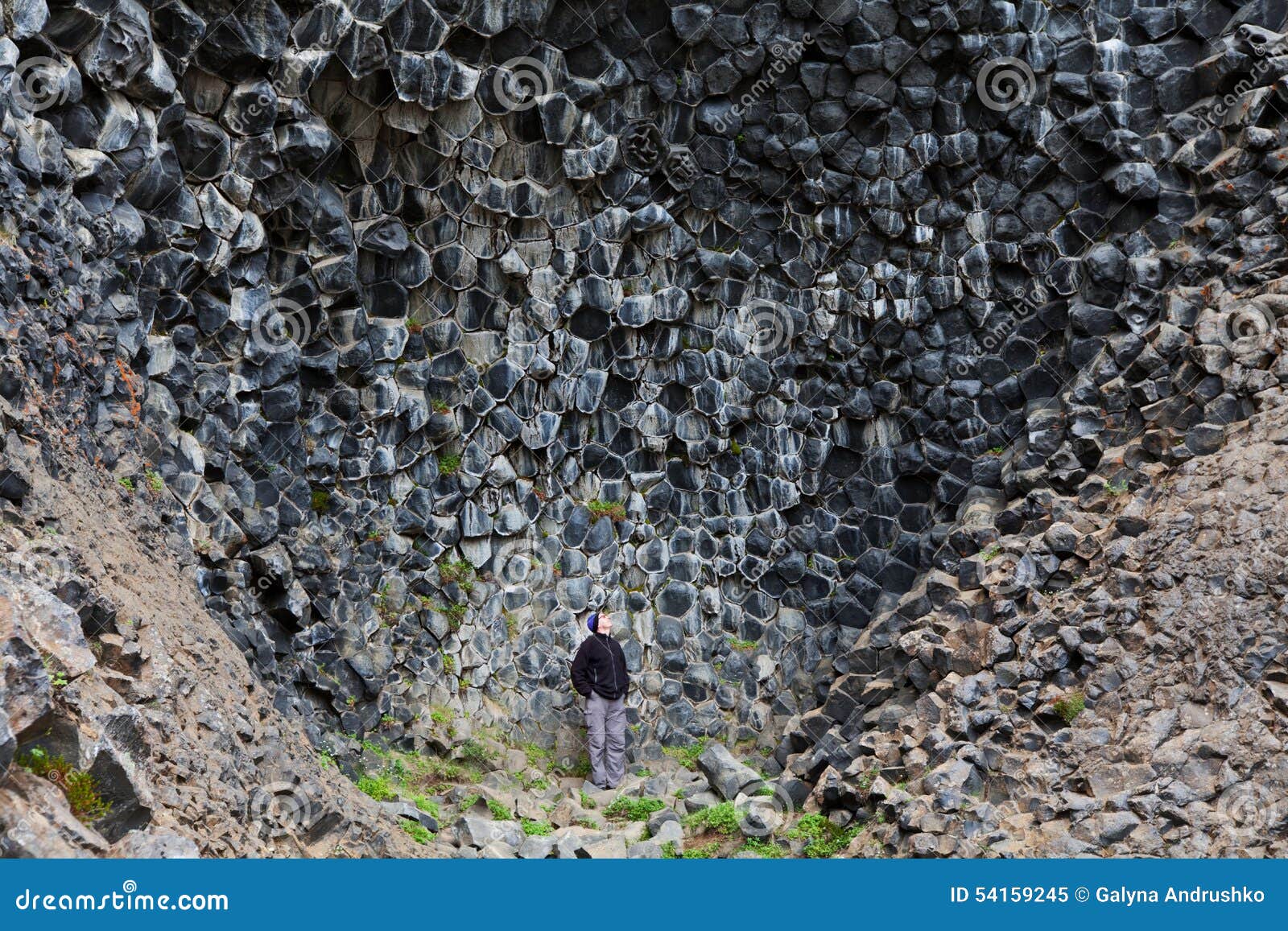 Bazalt stock image. Image of mountain, basalt, iceland - 54159245