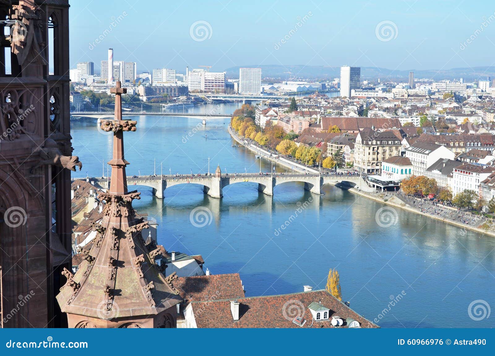 Bazel, Zwitserland stock foto. Image of centrum, tegel - 60966976