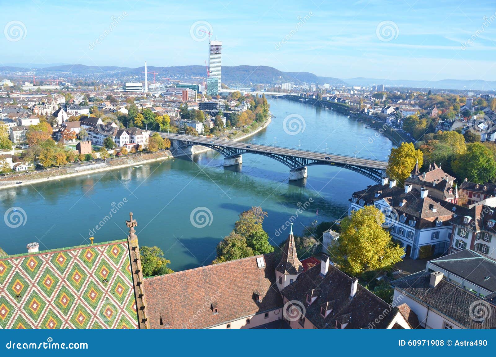 Bazel, Zwitserland stock foto. Image of mening, architectuur - 60971908