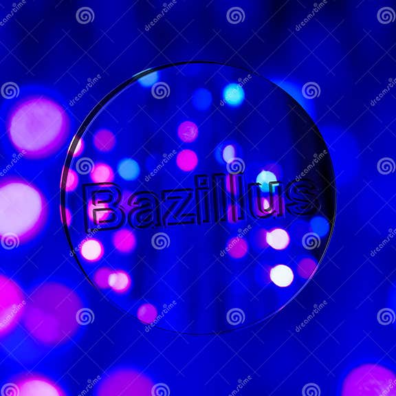 `Bazillus` = `Bacillus` - Word, Lettering or Text As 3D Illustration ...