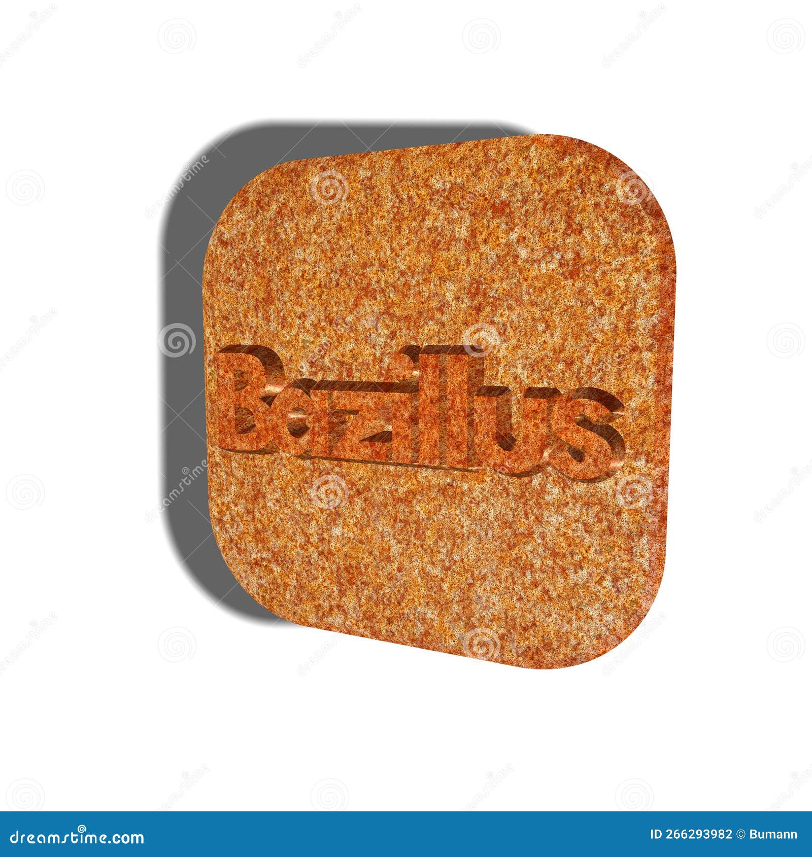 Bazillus Bacillus Wortschatz Oder Text Als 3D-Abbildung 3D ...