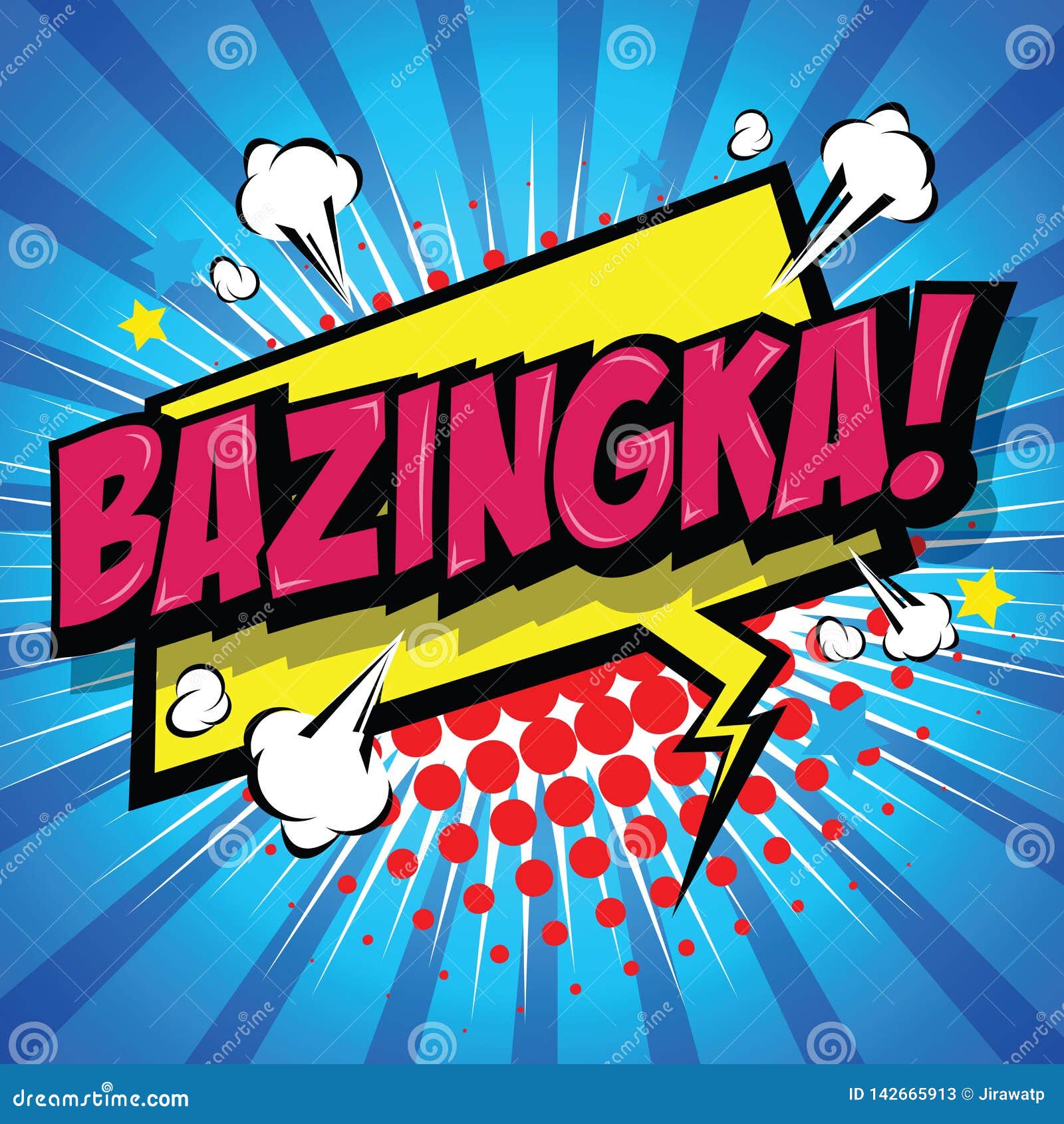 Bazinga! Comic Speech Bubble. Vector Eps 10. Stock Vector ...