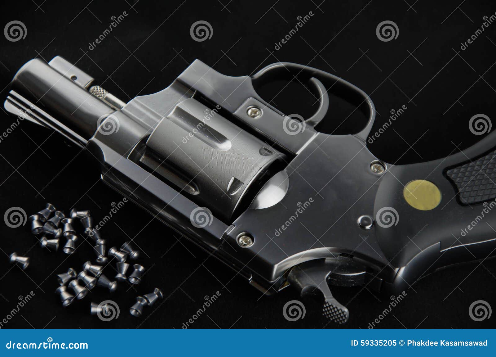 BB Gun Revolver stock image. Image of ammunition, plastic - 59335205
