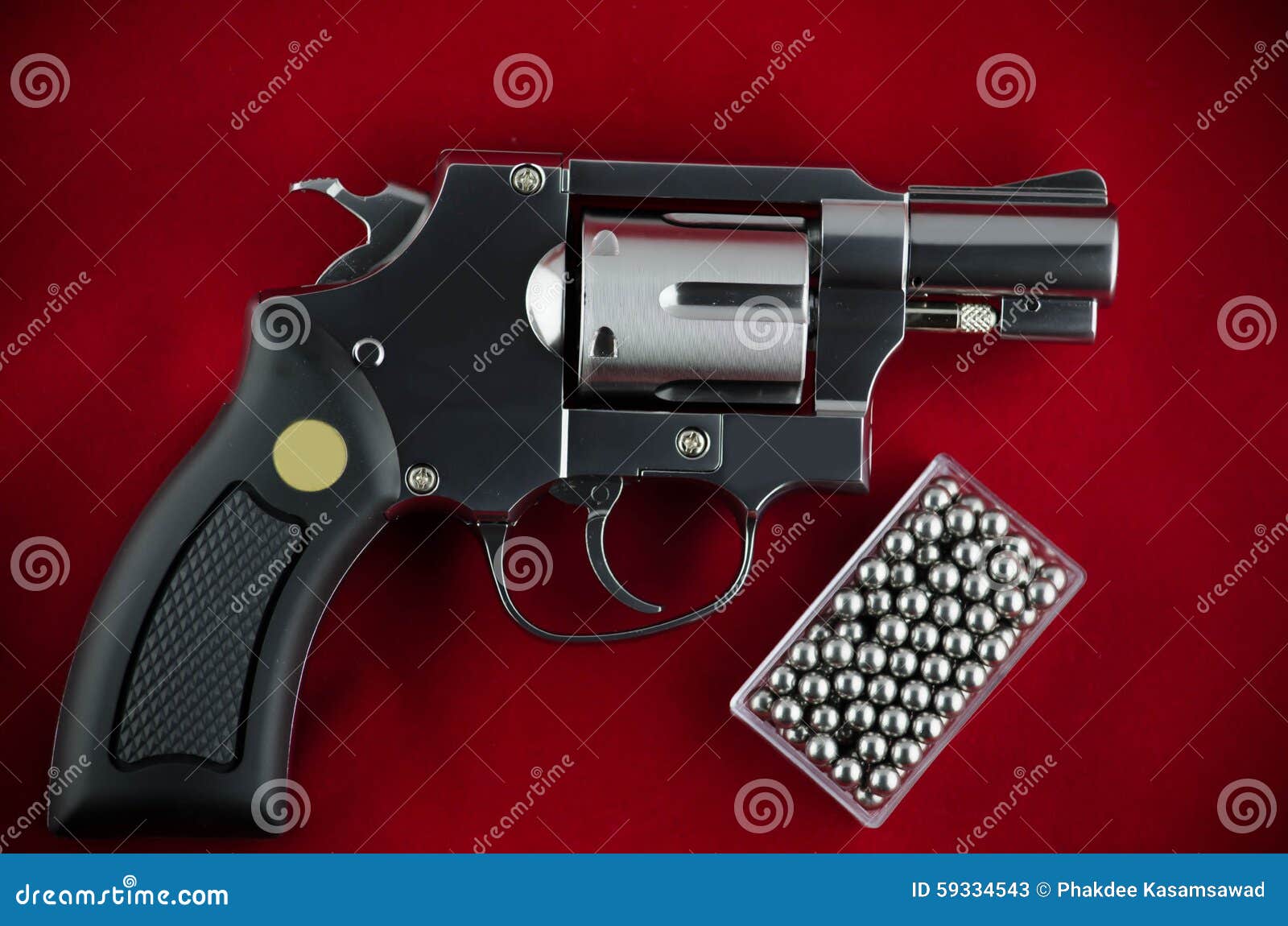 BB Gun Revolver stock image. Image of sport, projectile - 59334543