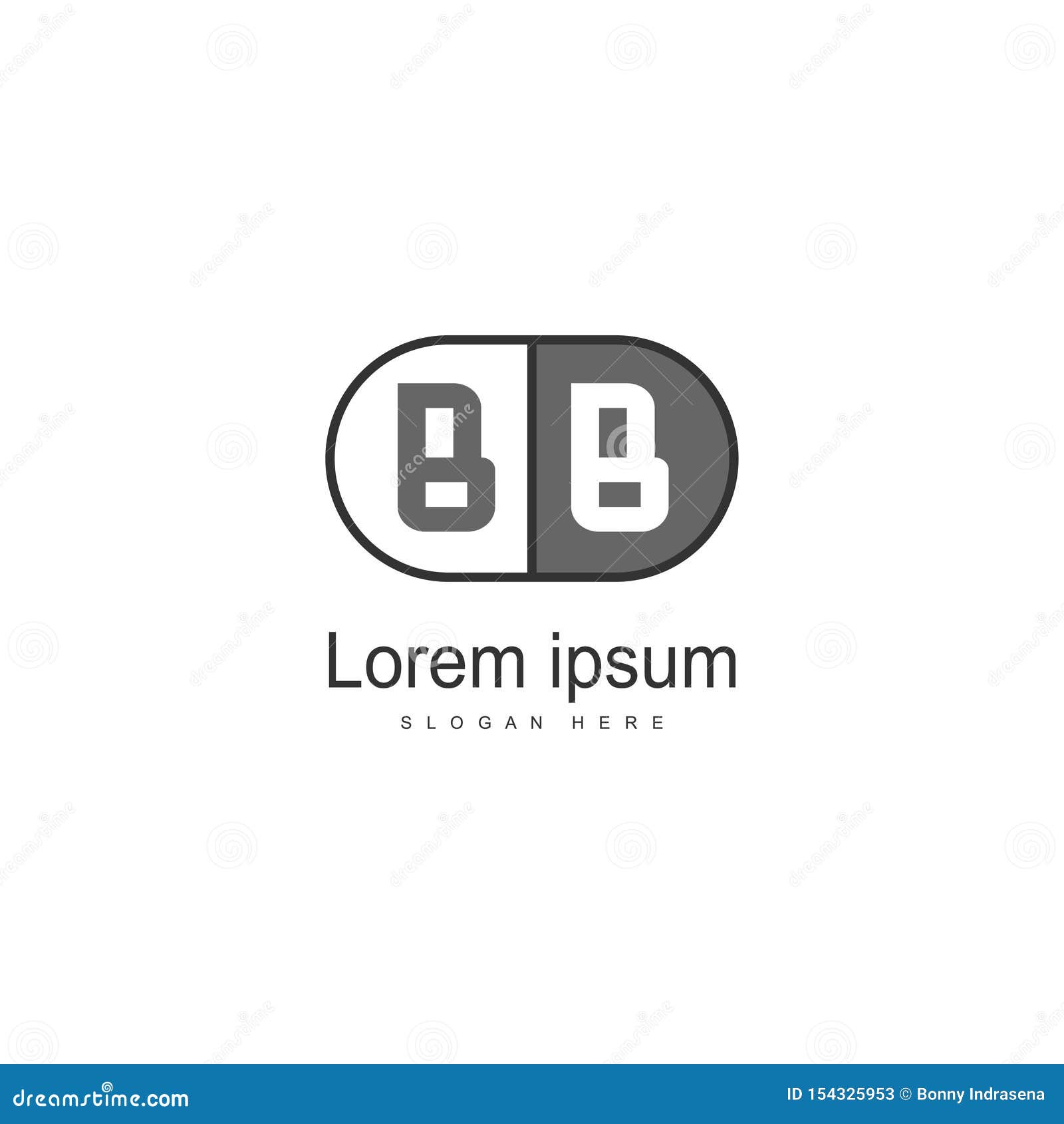 BB Letter Logo Design. Creative Modern BB Letters Icon Illustration ...