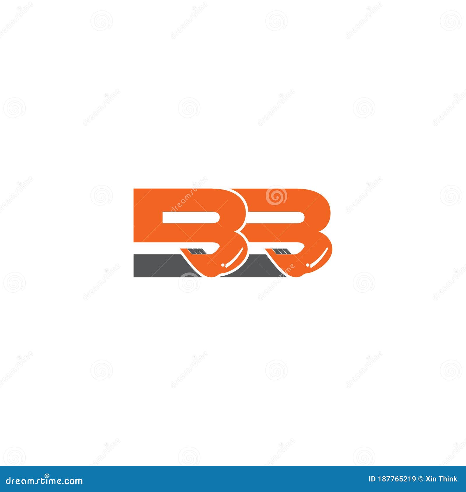 BB Letter Logo Icon Design Template Elements Stock Vector ...