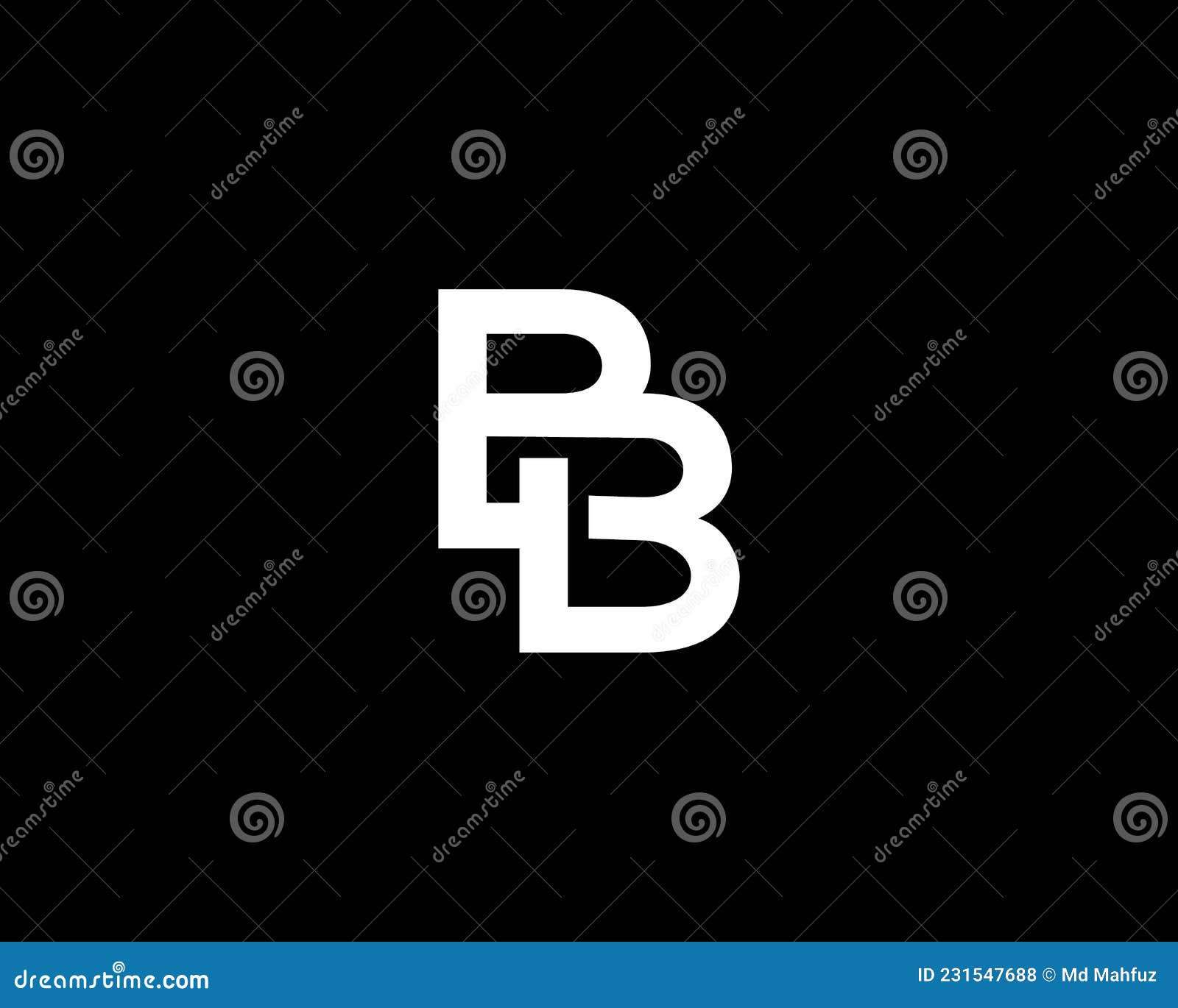 BB Logo Design Template stock vector. Illustration of emblem - 231547688