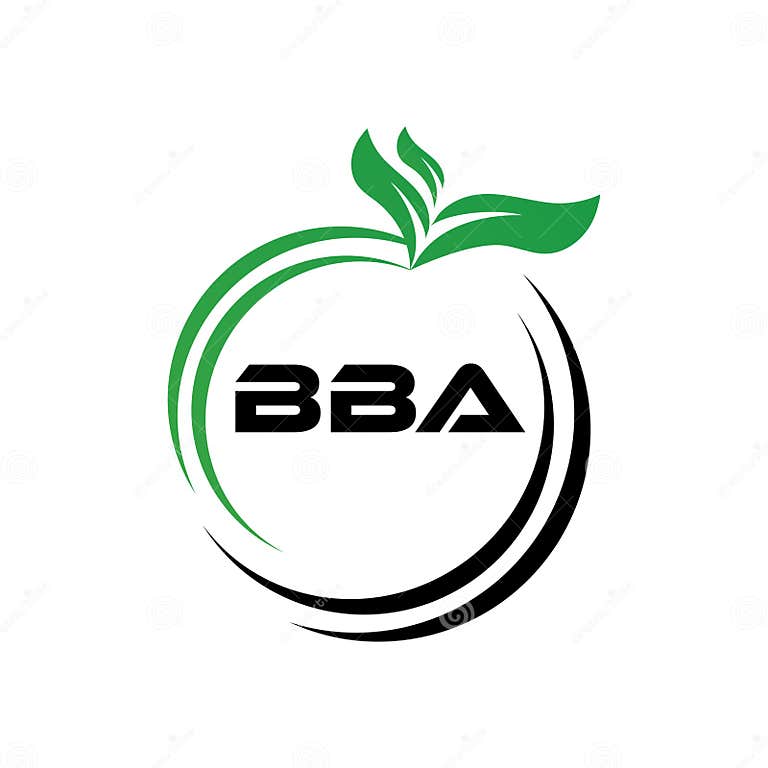 BBA Letter Logo Design. BBA Simple and Modern Monogram Logo Stock ...