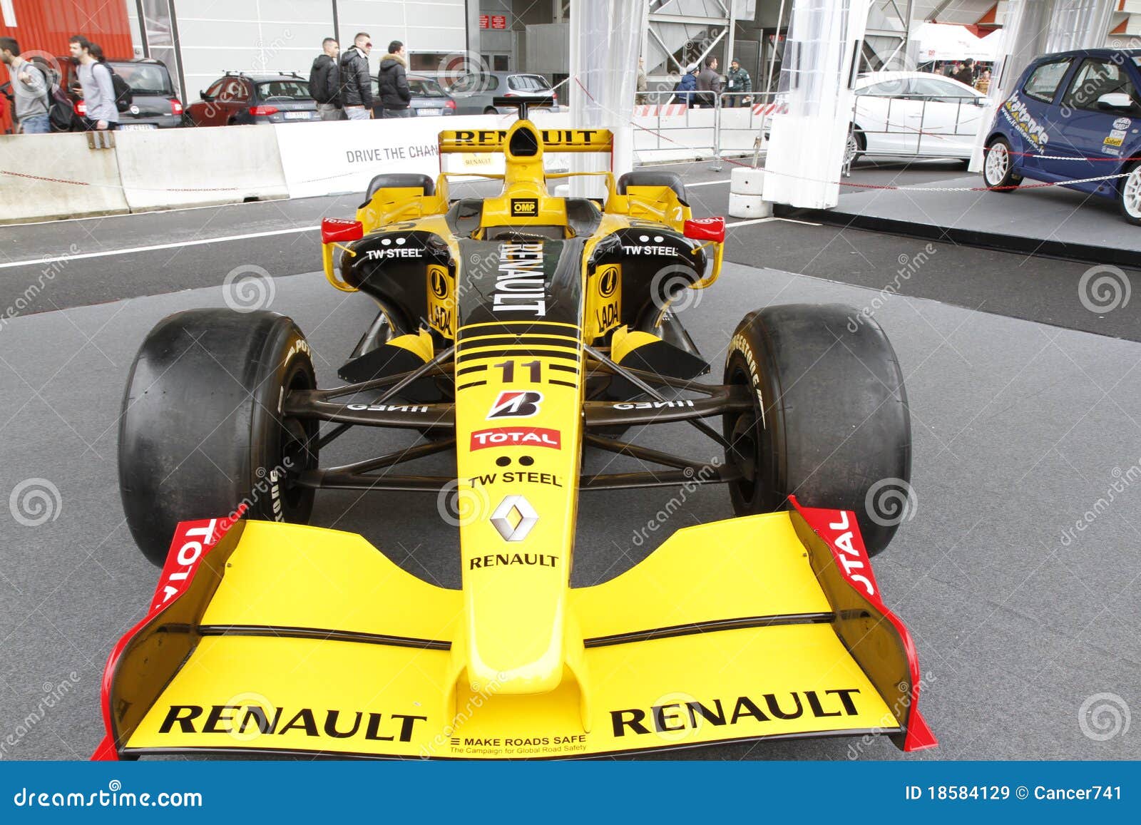 Renault racing car editorial stock image. Image of transportation ...