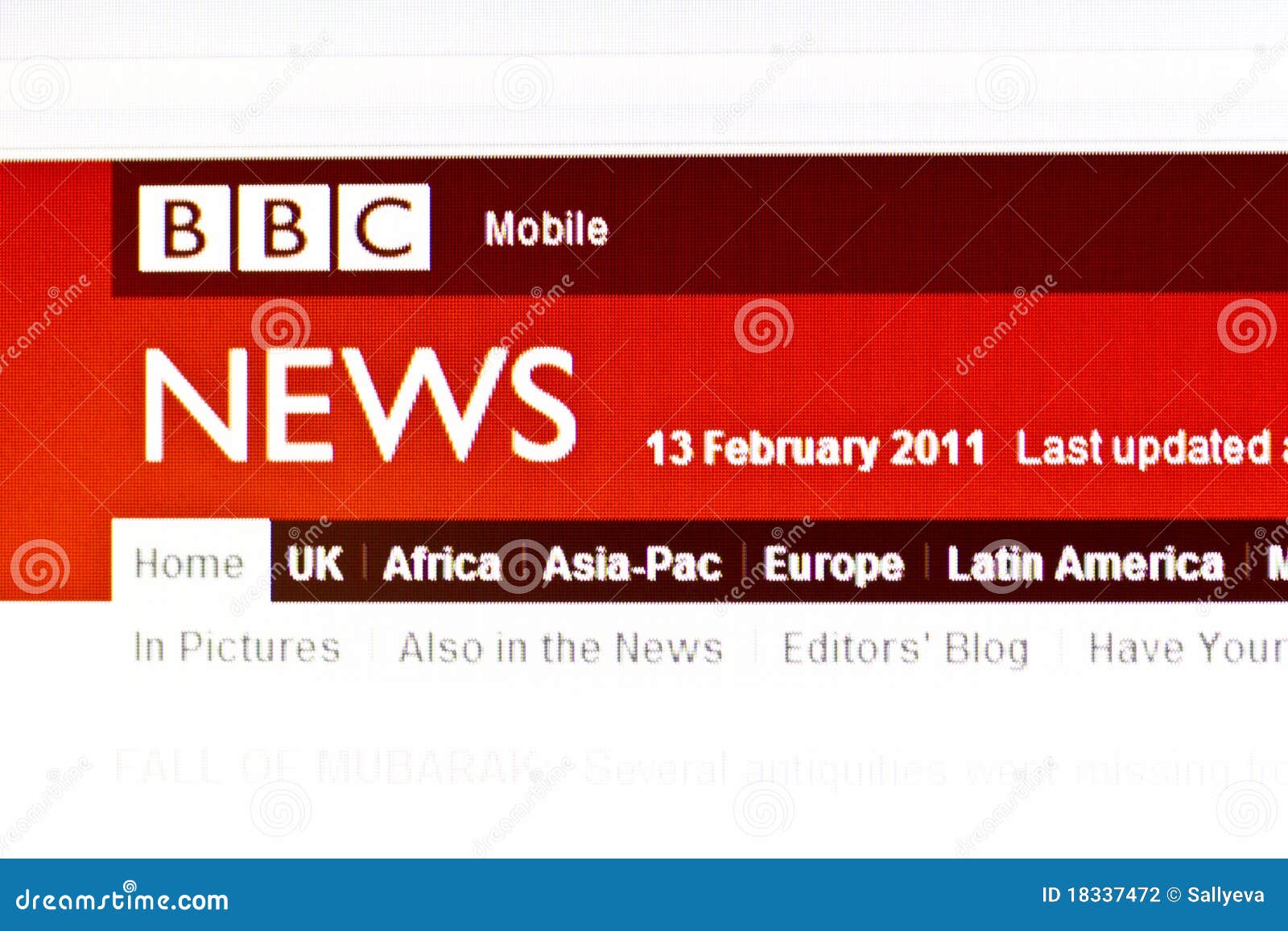 BBC NEWS editorial photography. Image of equipment, graphic - 18337472