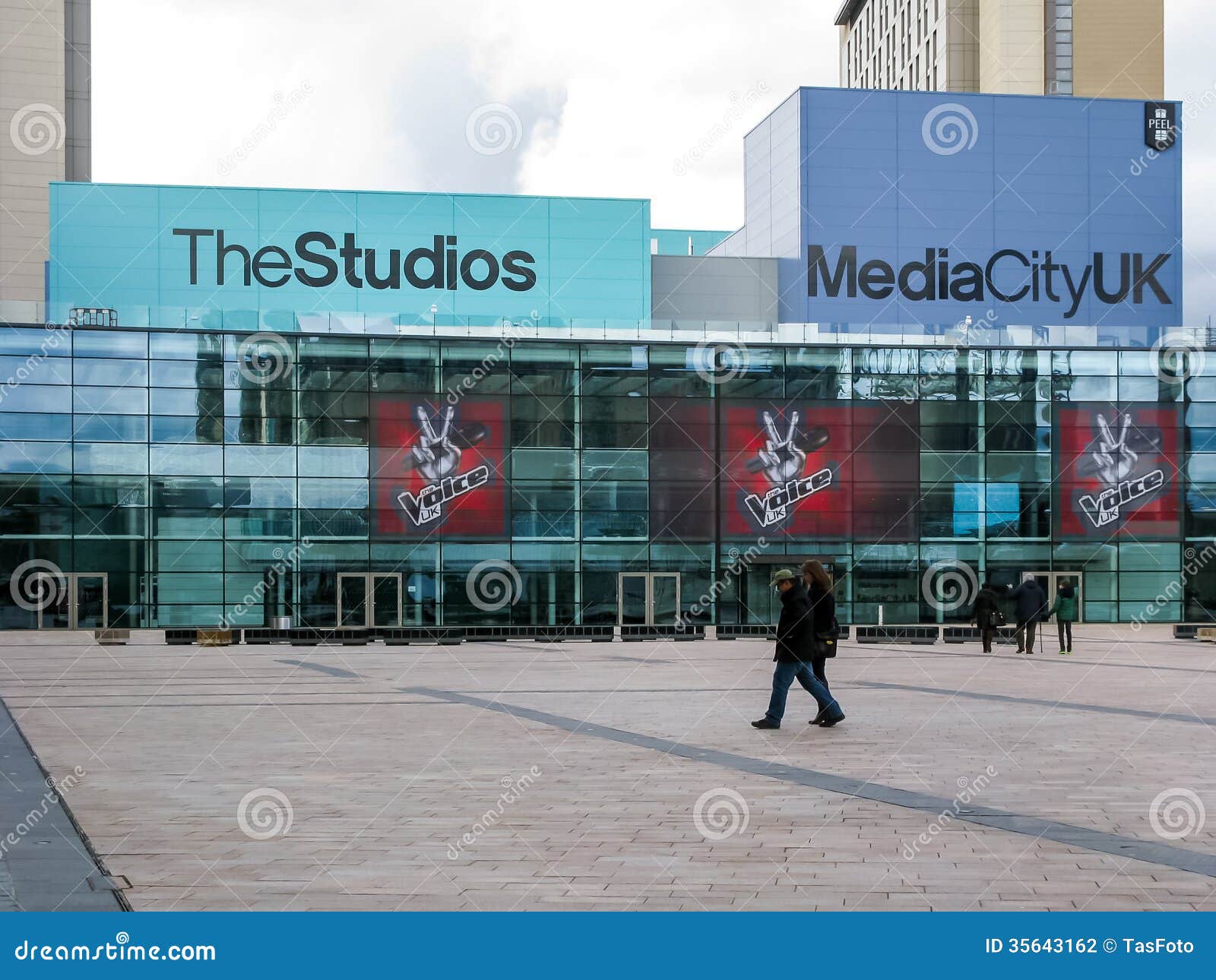 BBC-Studios, MediaCityUK, Manchester Redaktionelles Stockfotografie ...