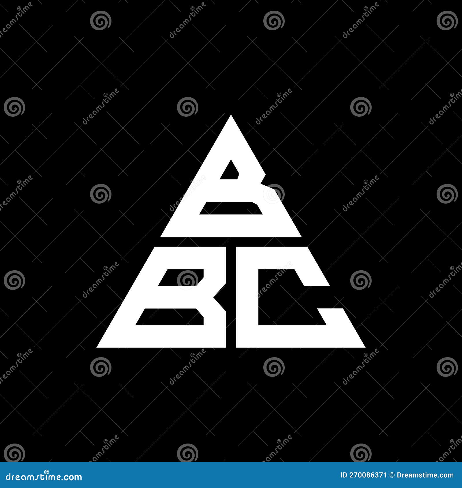 BBC Triangle Letter Logo Design With Triangle Shape. BBC Triangle Logo ...