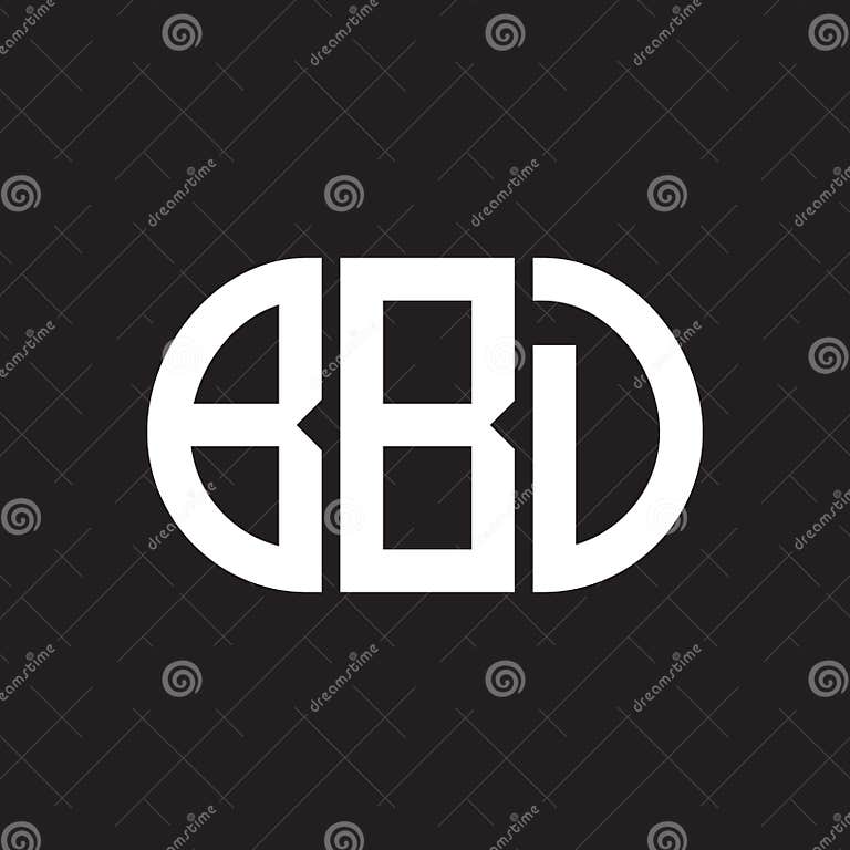 BBD Letter Logo Design on Black Background. BBD Stock Vector ...