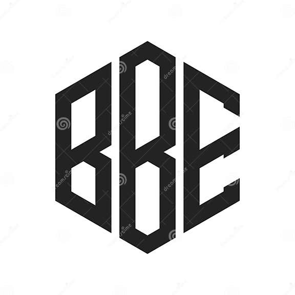 BBE Logo Design. Initial Letter BBE Monogram Logo Using Hexagon Shape ...