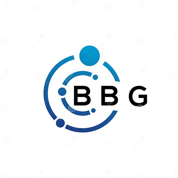 BBG Letter Logo Design on Black Background. BBG Creative Initials ...