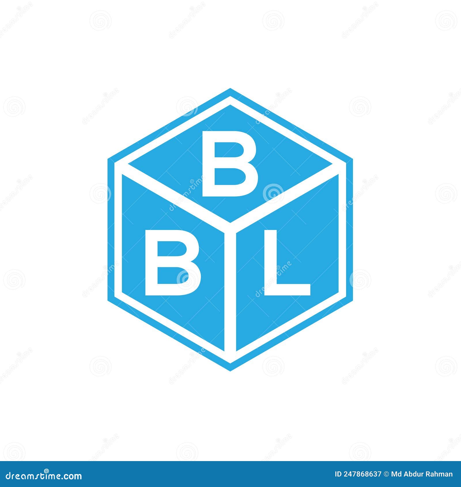 BBL Letter Logo Design on Black Background. BBL Creative Initials ...