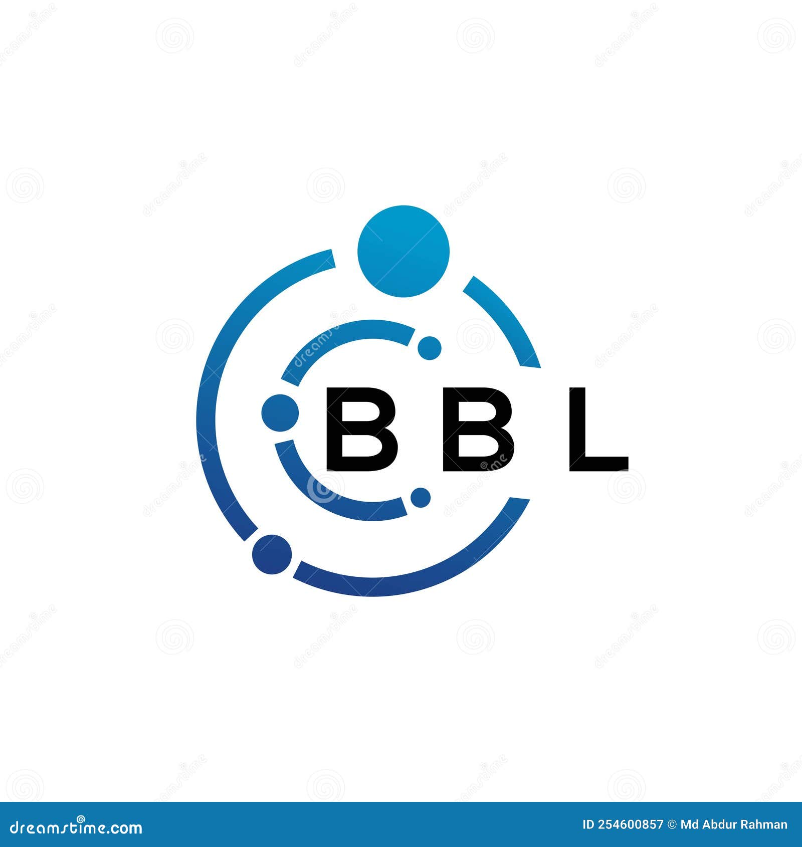 BBL Letter Logo Design On Black Background. BBL Creative Initials ...