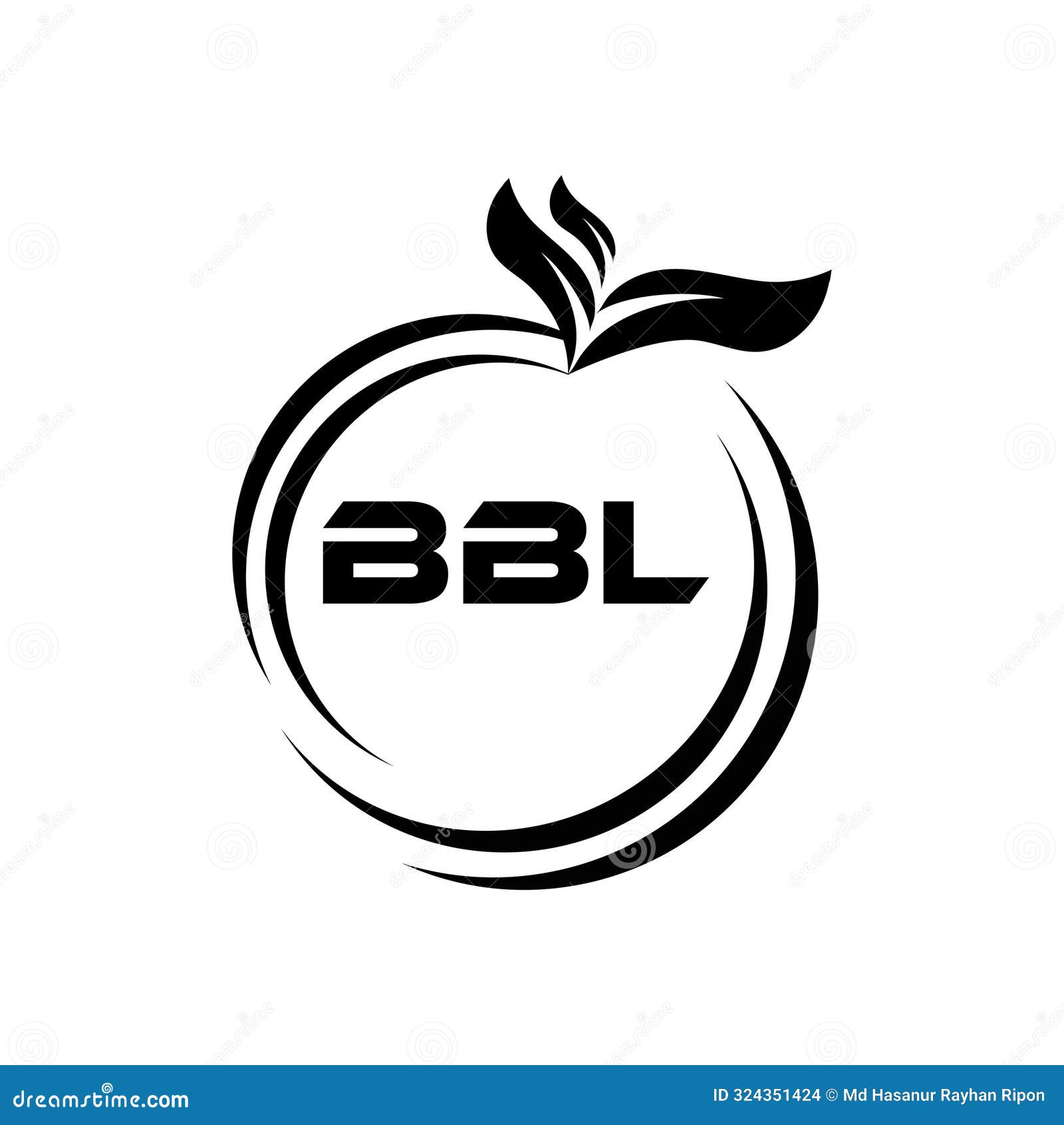 BBL Letter Logo Design. BBL Simple and Modern Monogram Logo Stock ...