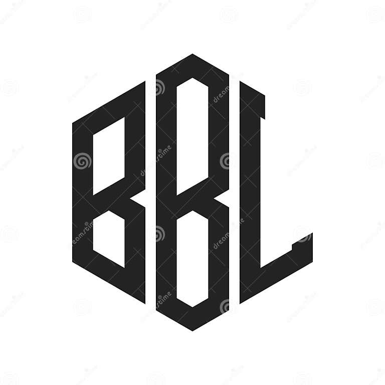 BBL Logo Design. Initial Letter BBL Monogram Logo Using Hexagon Shape Stock Vector ...