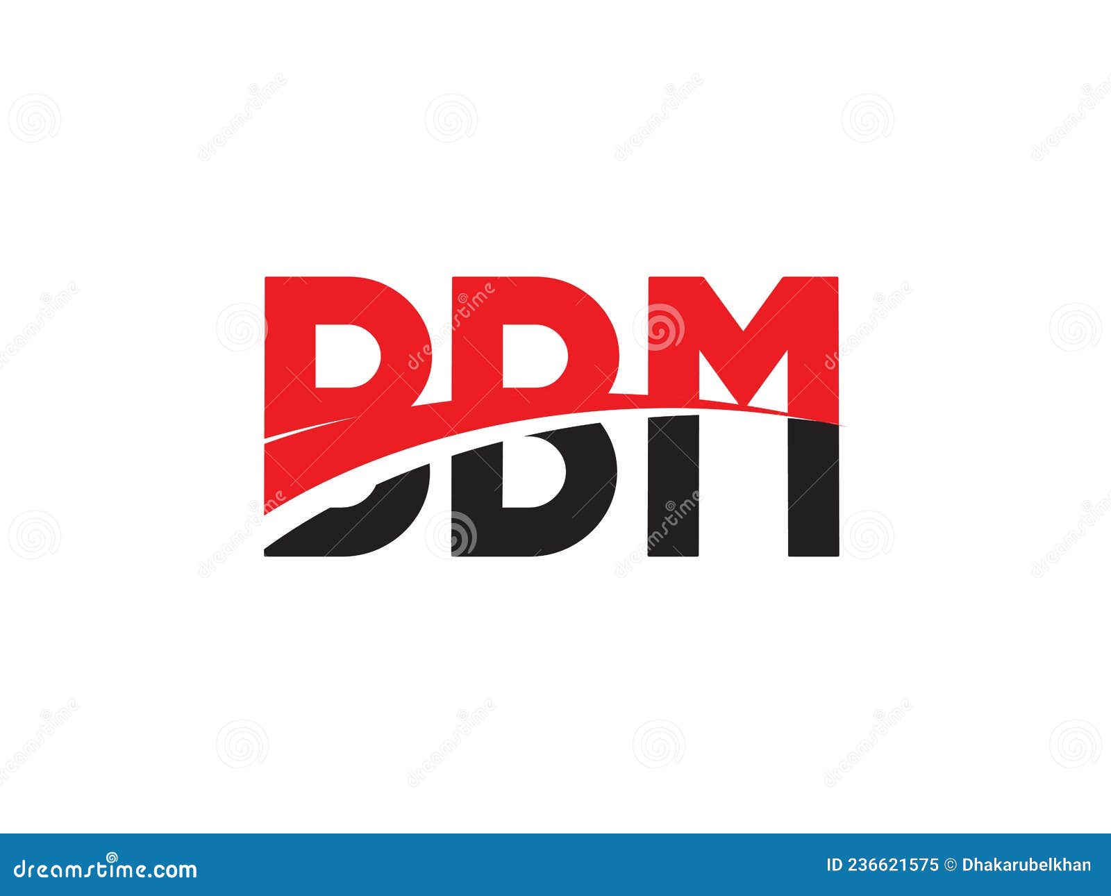 BBM Letter Initial Logo Design Vector Illustration Stock Vector ...