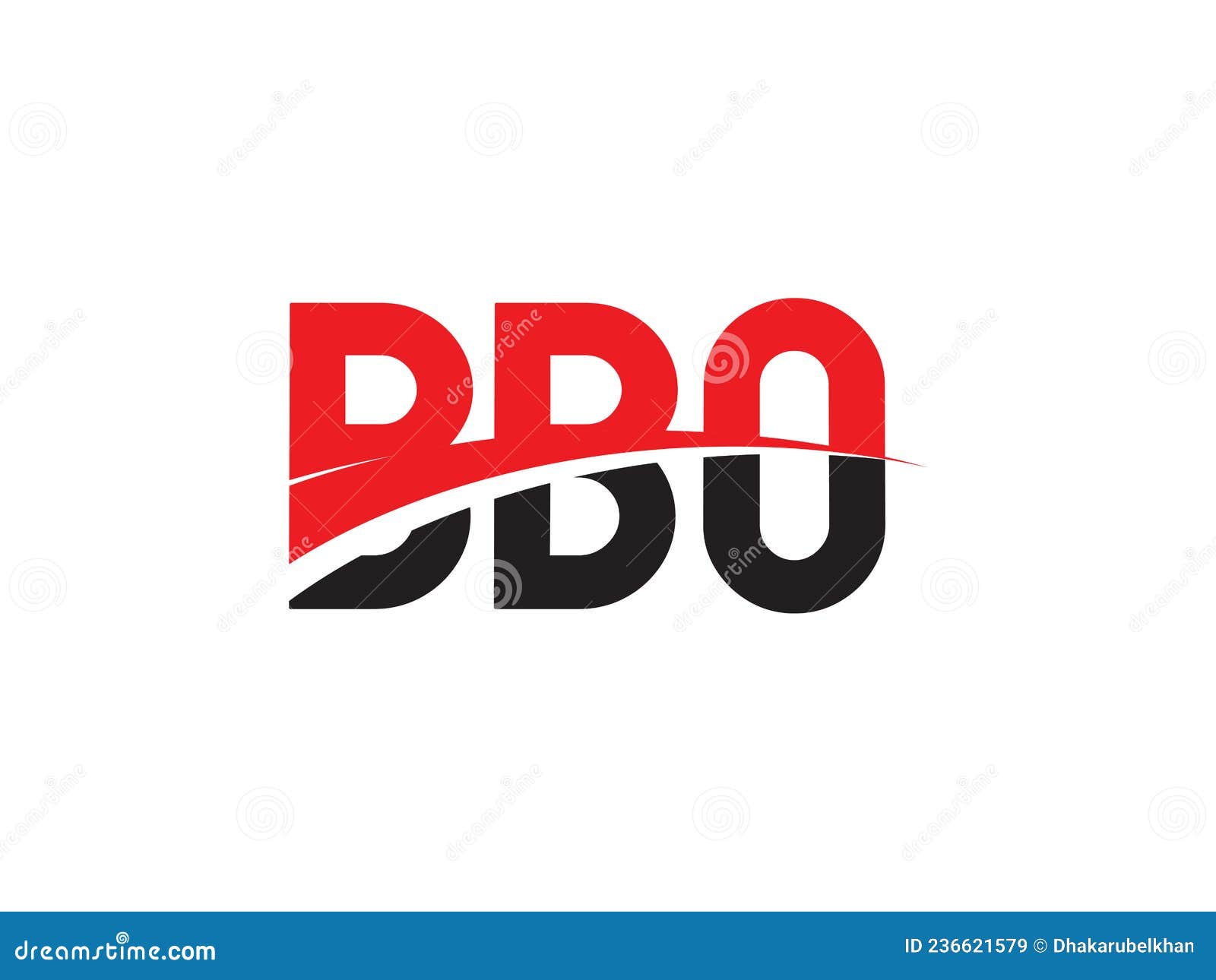 BBO Letter Initial Logo Design Vector Illustration Stock Vector ...