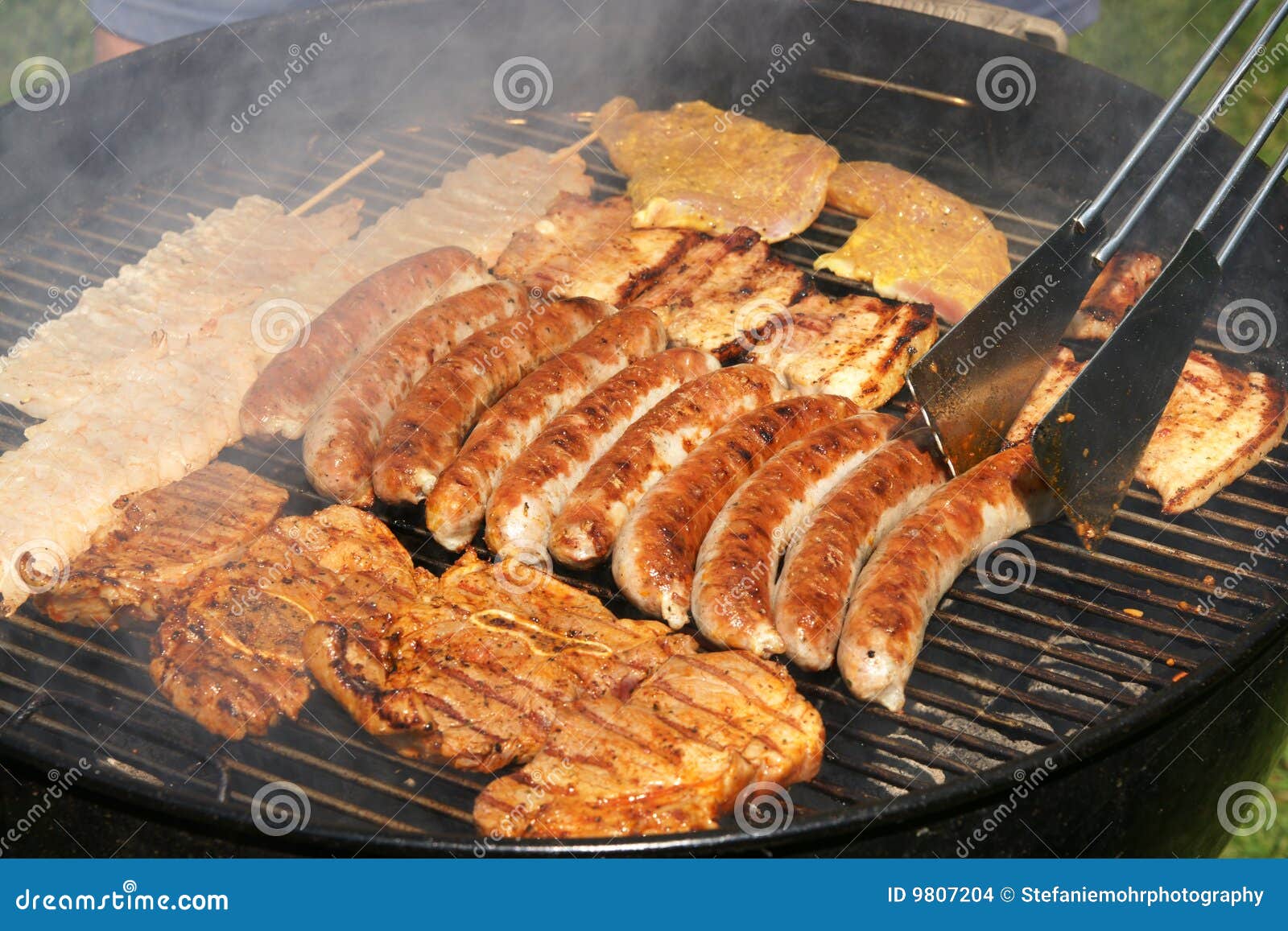 BBQ stock photo. Image of cook, brown, hearty, beef, prawns - 9807204