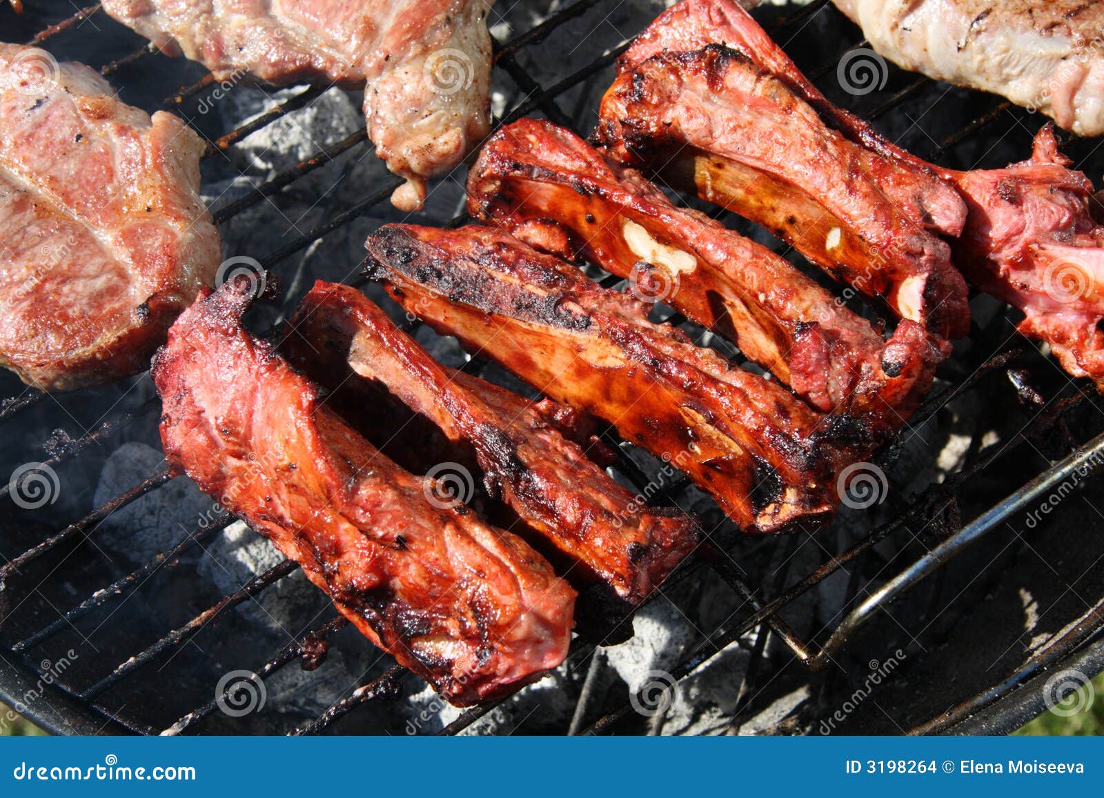 Bbq Chinese Style Lamb Ribs Stock Photo - Image of lamb, foods: 3198264