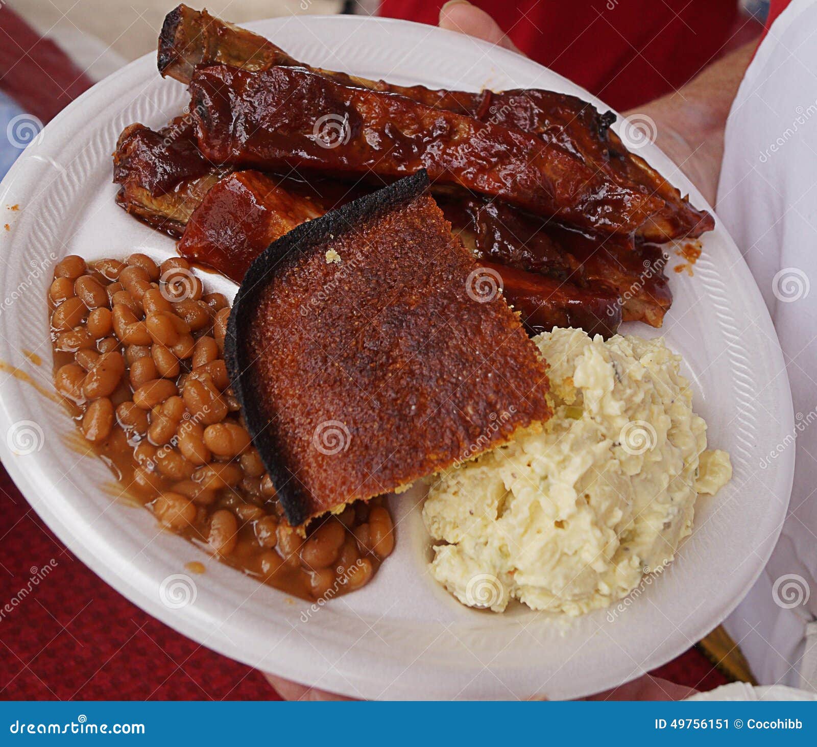 BBQ Dinner stock image. Image of barbeque, tile, drainage - 49756151