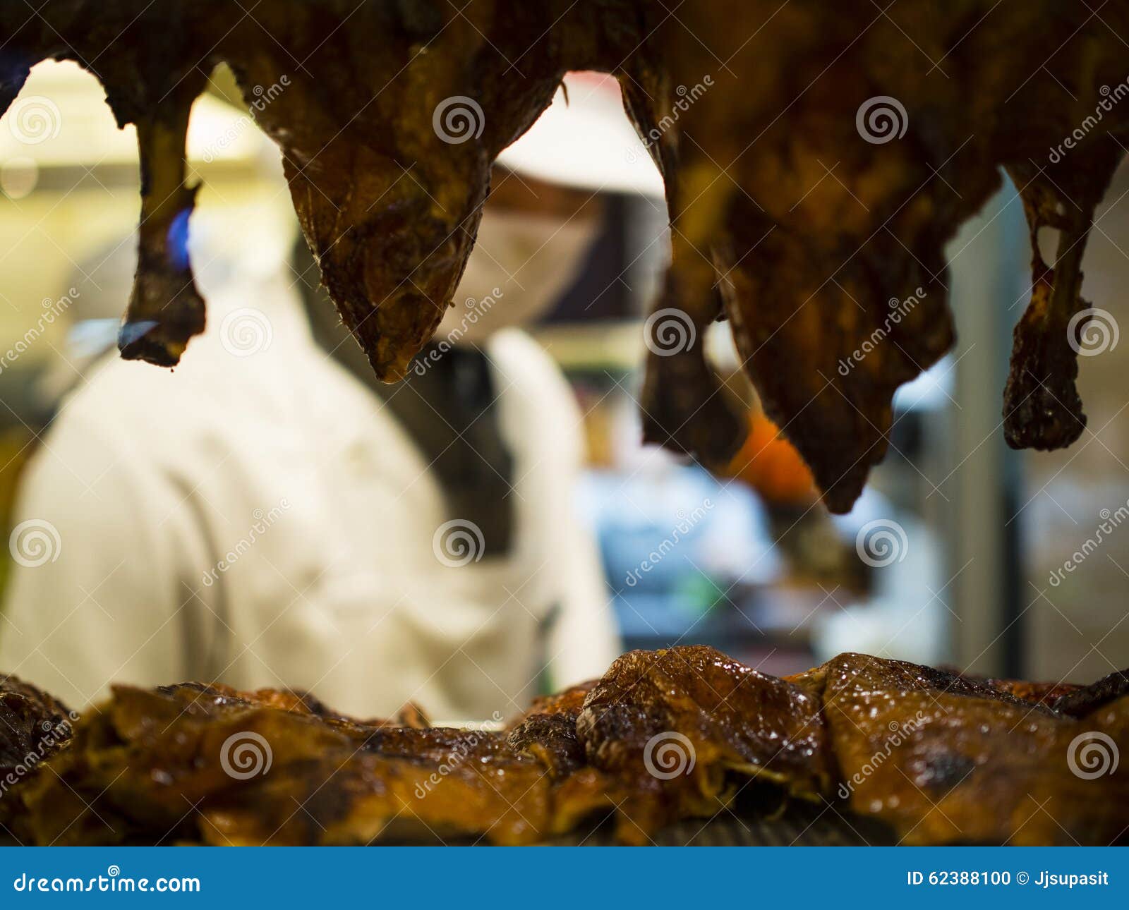 Bbq duck stock photo. Image of food, grilled, delicious - 62388100