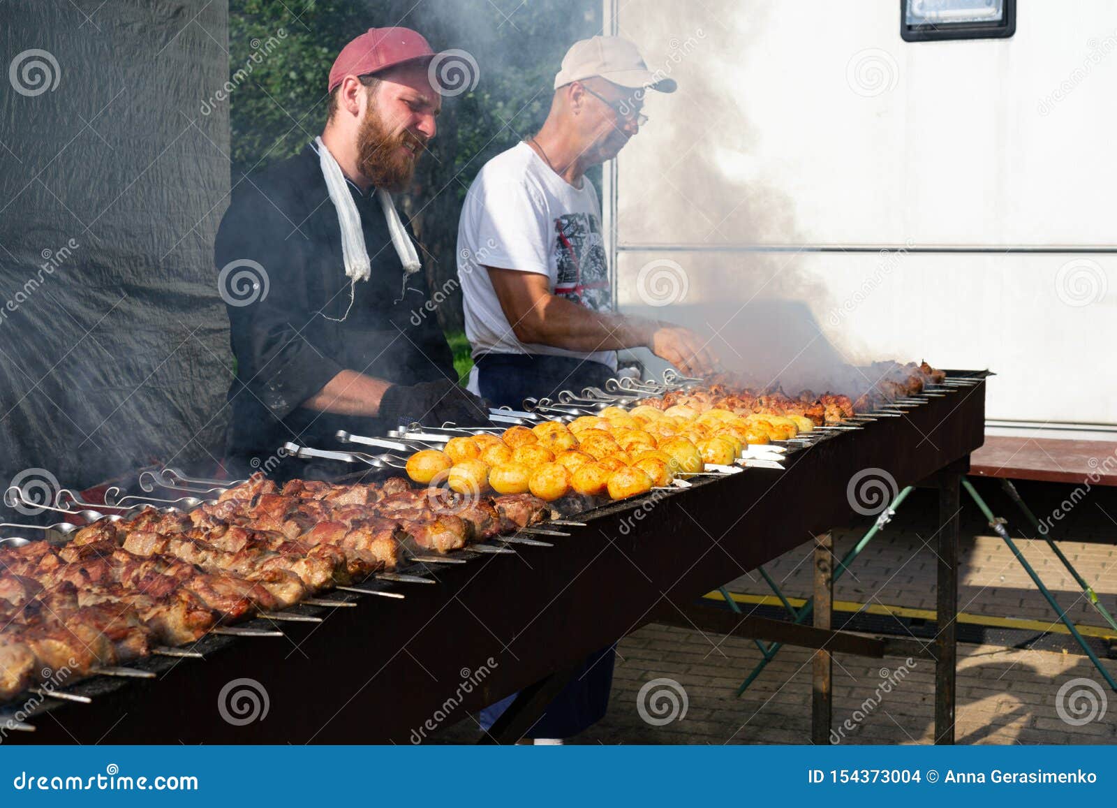 Russia, Moscow, 26-28th July 2019, BBQ Festival in Moscow, Sokolniki ...