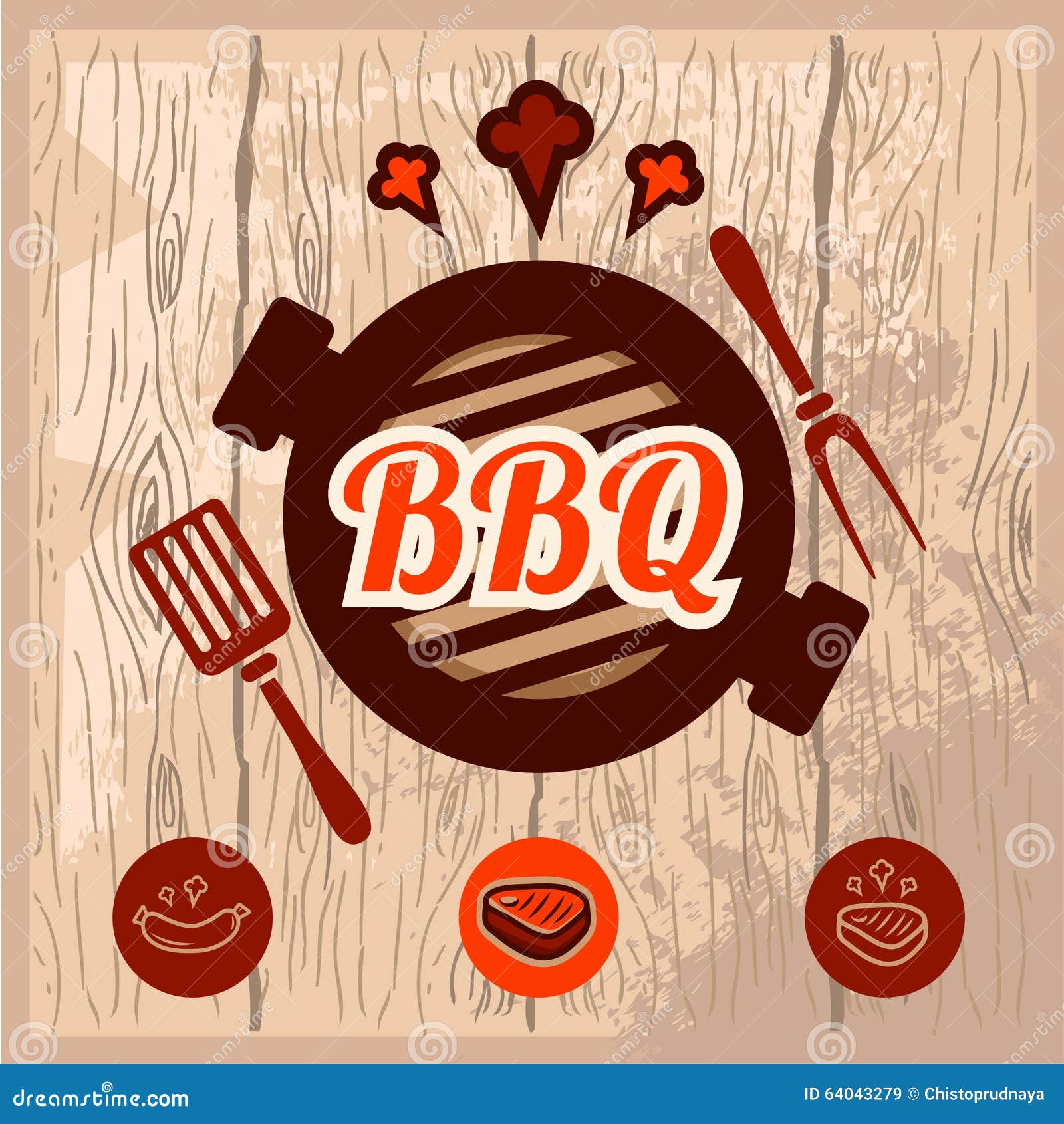 Bbq logo stock vector. Illustration of retro, design - 64043279 Bbq logo stock vector. Illustration of retro, design - 64043279