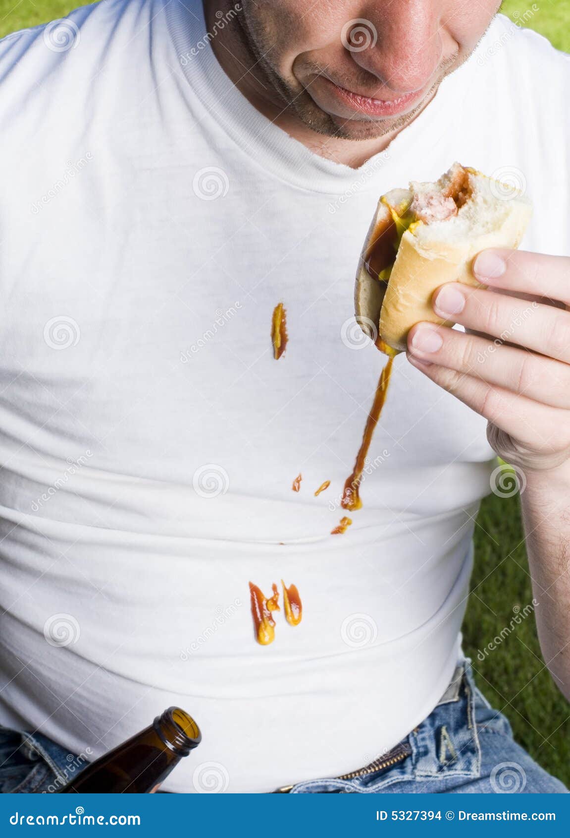 BBQ Mess stock photo. Image of plate, juicy, barbeque - 5327394
