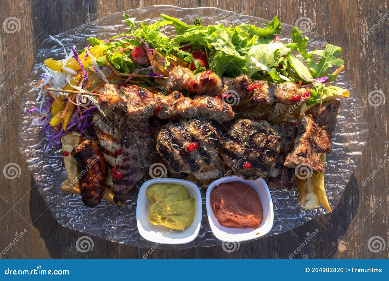 BBQ on open air stock photo. Image of caucasus, asian - 204902820