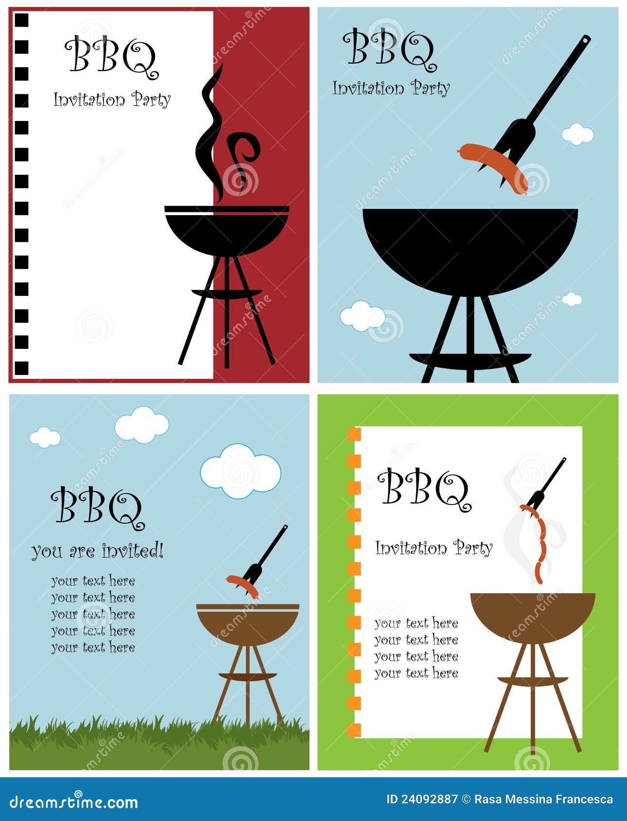 Bbq Border Template