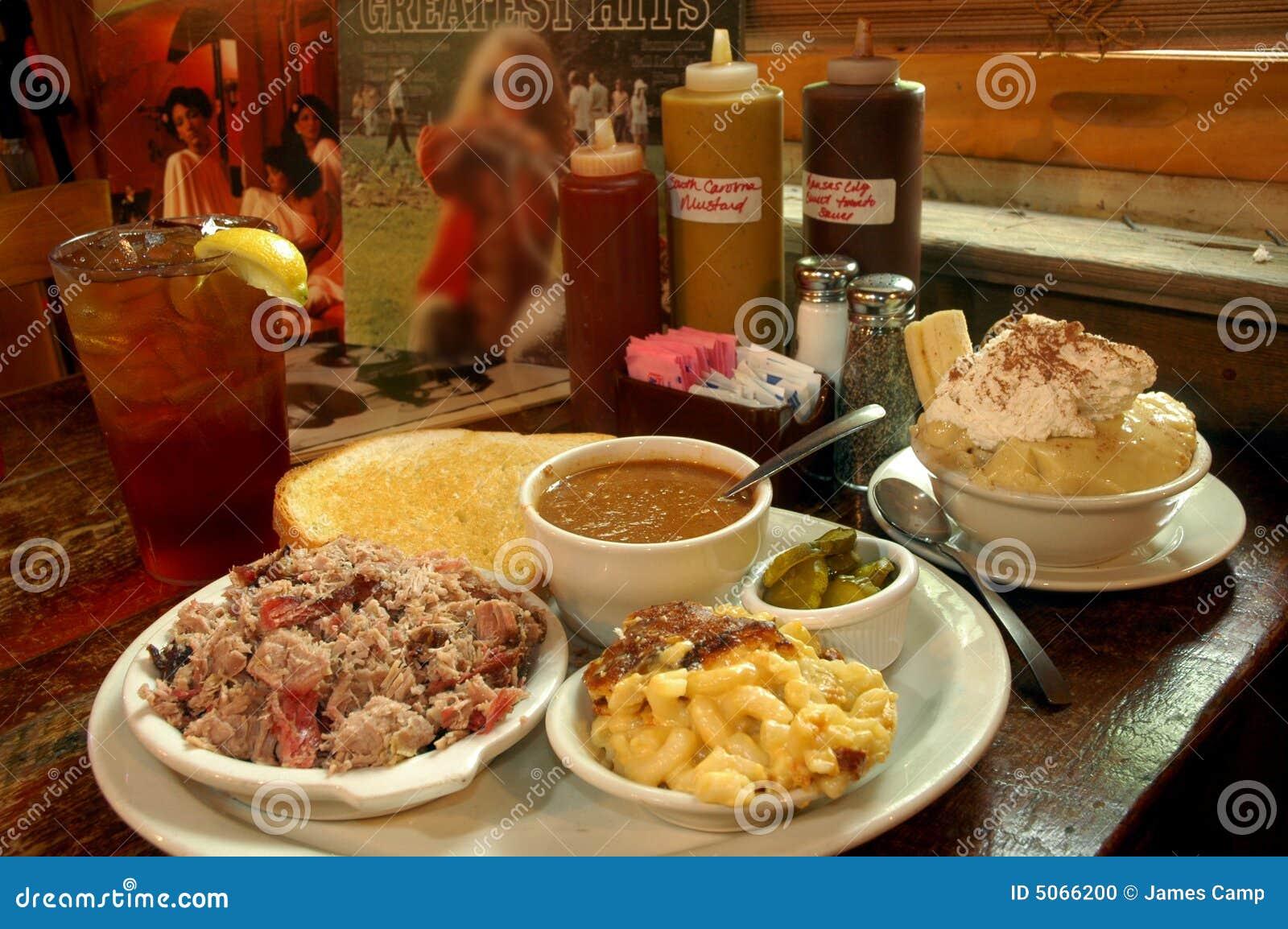 BBQ plate stock photo. Image of stew, southern, brunswick - 5066200