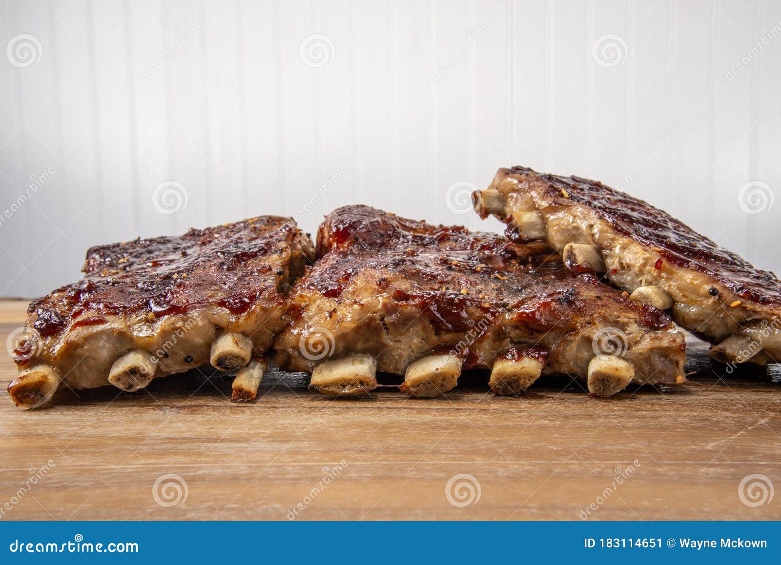 BBQ pork ribs,slab stock image. Image of lunch, barbecue - 183114651