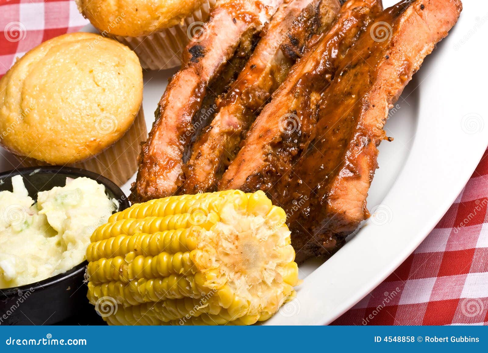 Bbq rib stock photo. Image of charbroiled, meat, healthy - 4548858
