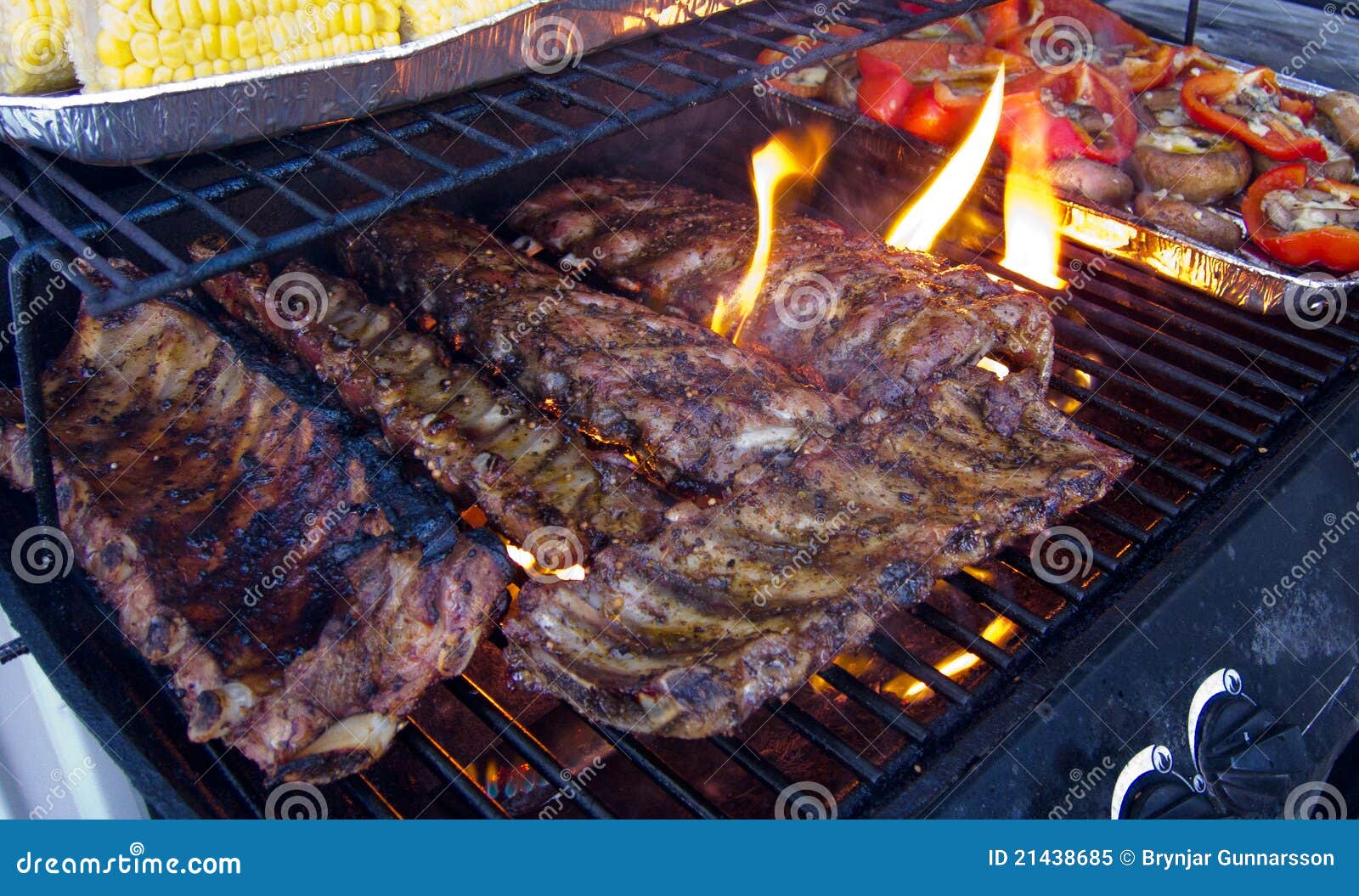 BBQ Ribs stock image. Image of natural, grilled, prepared - 21438685