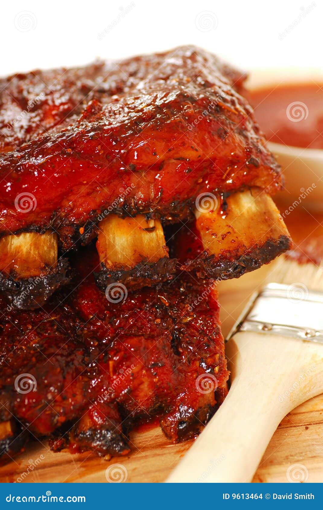 BBQ Ribs stock photo. Image of glaze, pork, savory, rack - 9613464
