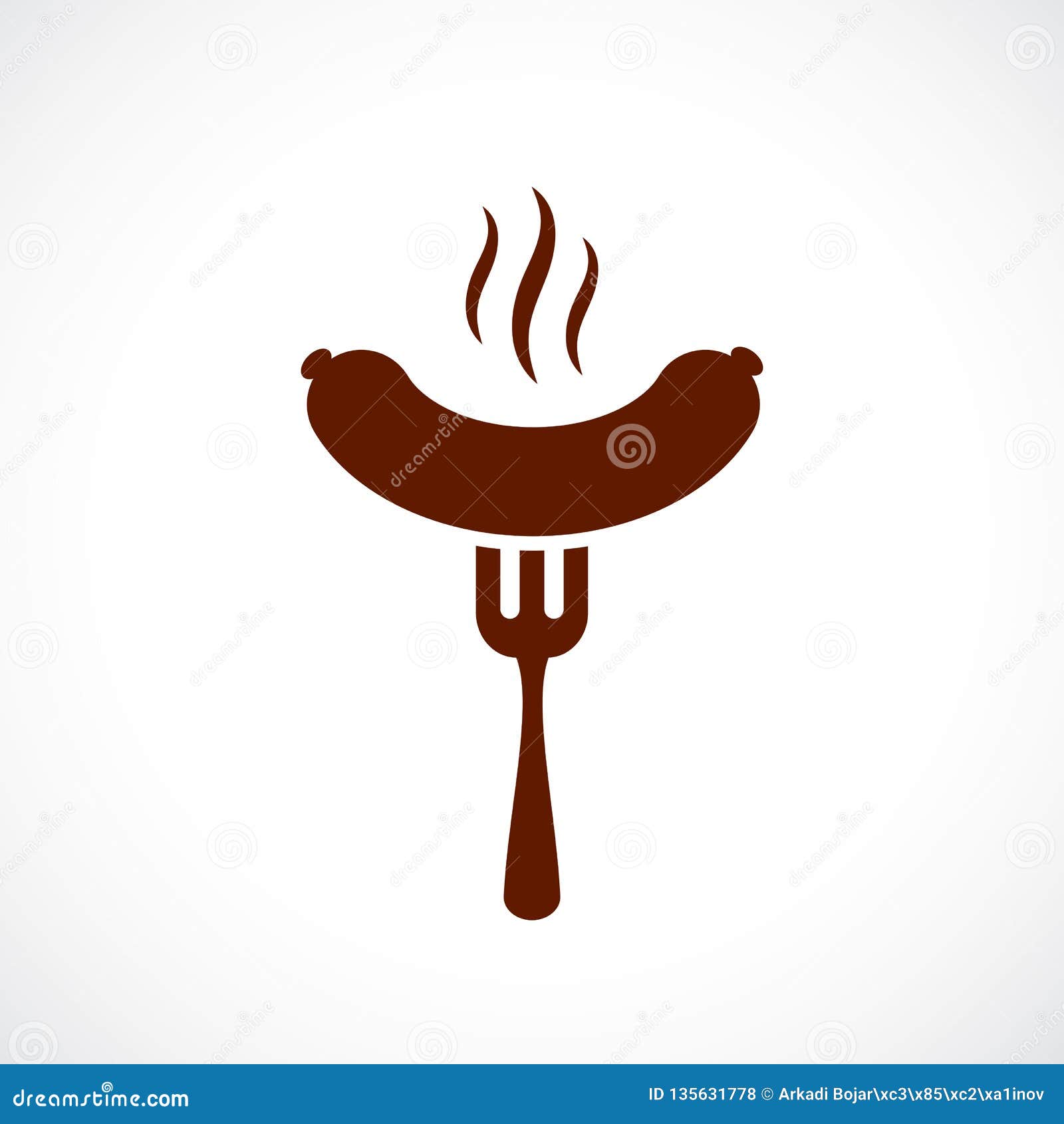 Sausage. Vector Drawing | CartoonDealer.com #152473020