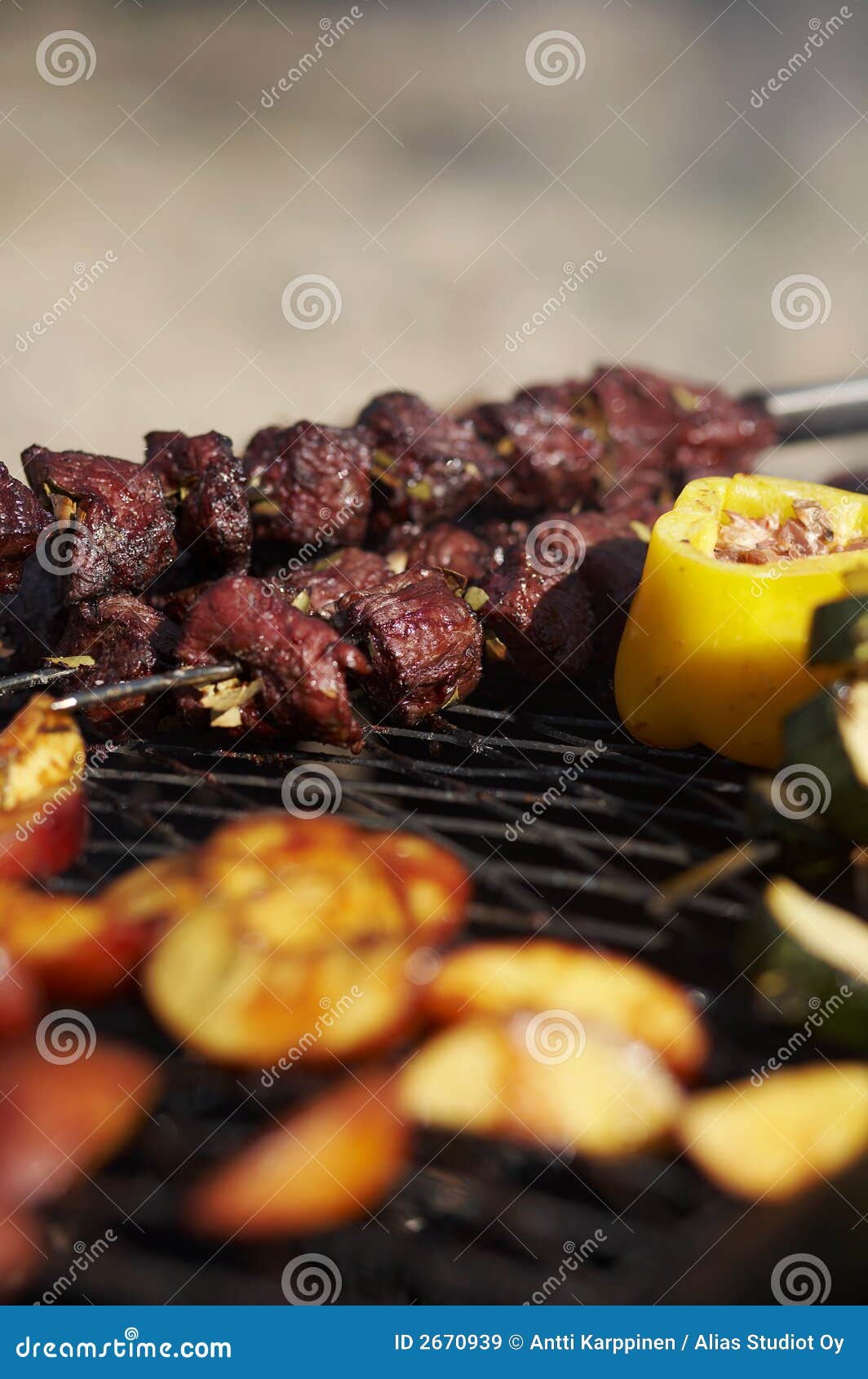 Bbq sticks stock image. Image of celebration, grill, diet - 2670939