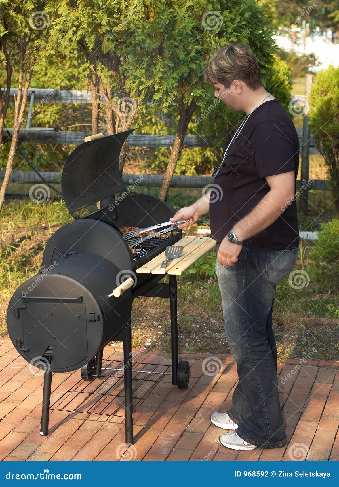 BBQ Time stock photo. Image of coal, lunch, dinner, summer - 968592