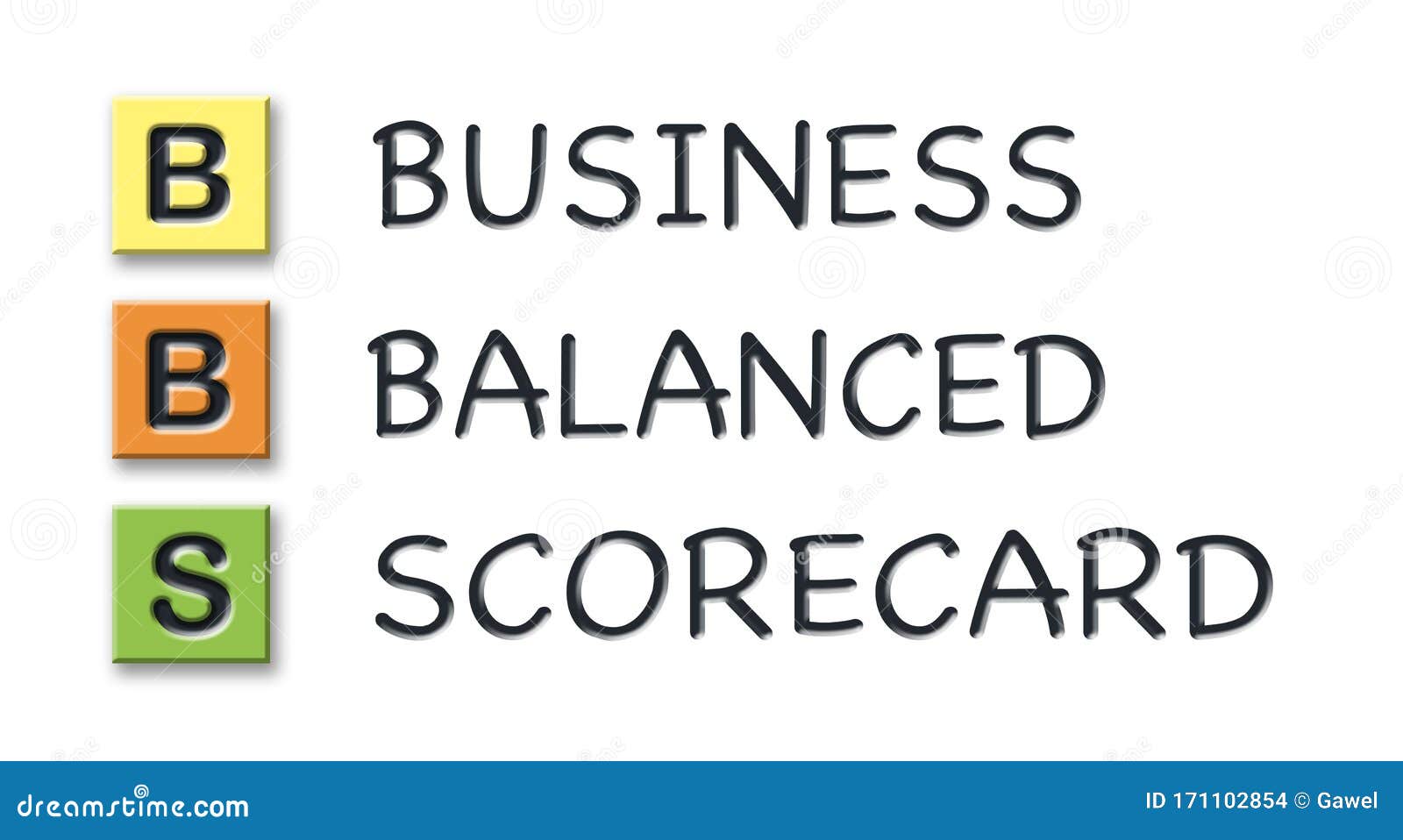 BBS Initials in Colored 3d Cubes with Meaning Stock Illustration ...